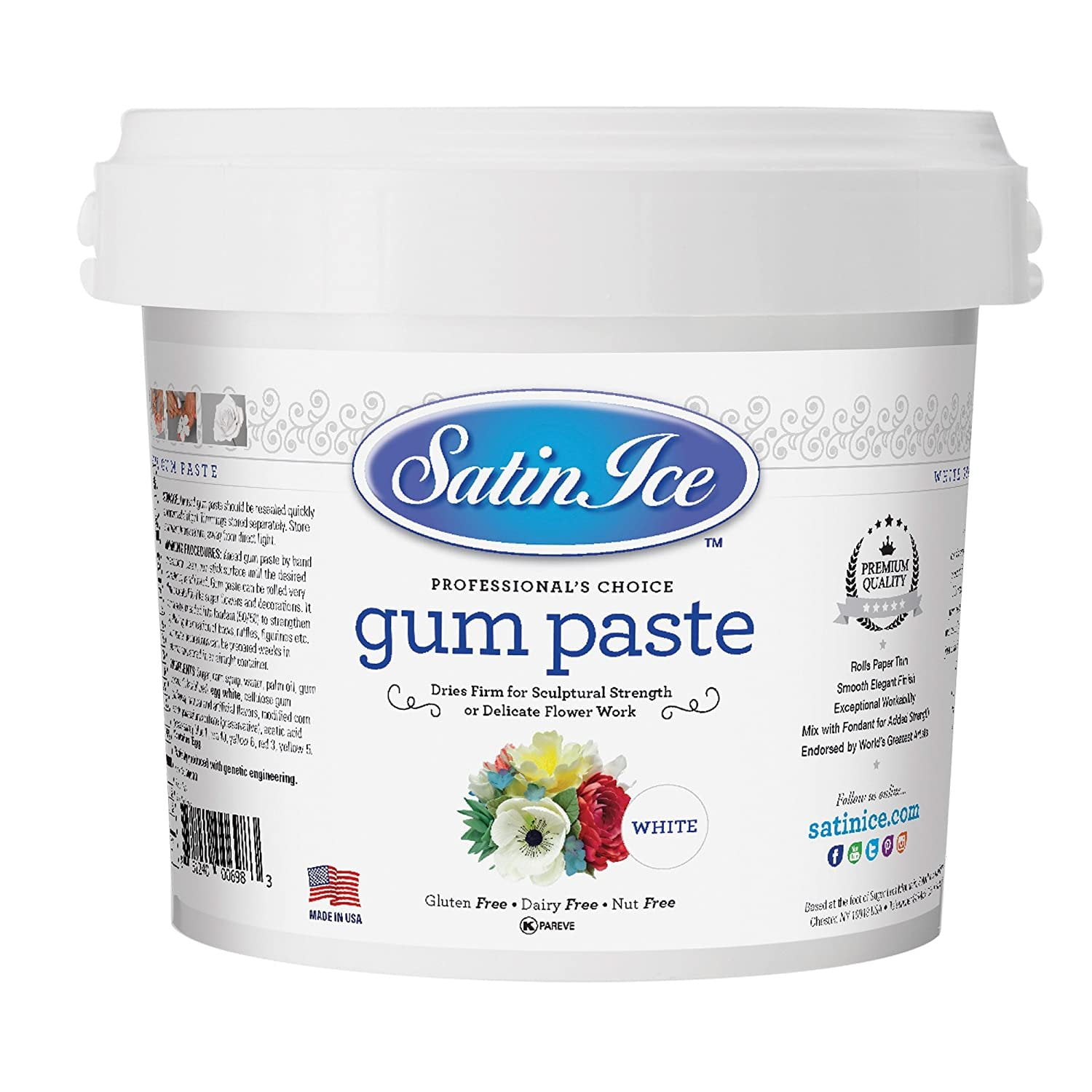Satin Ice Gum Paste Modeling Cake Icing, 5 Lbs - Walmart.com