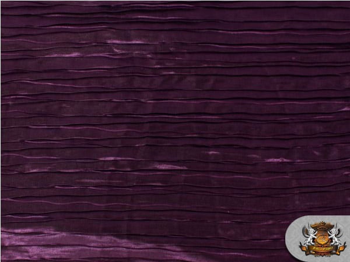 Satin Italian Crushed PLUM / 115" wide / Sold by the yard - Walmart.com