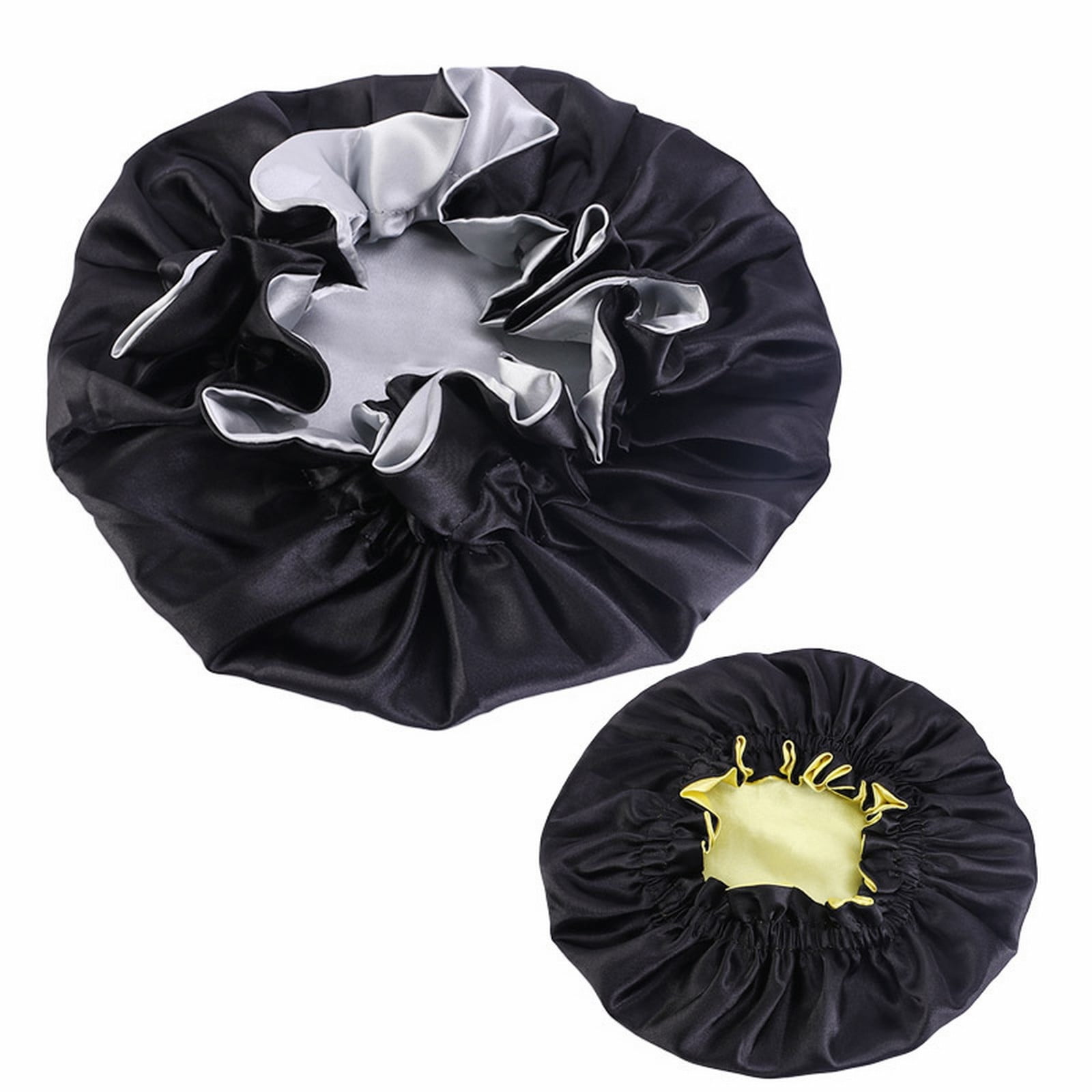 Satin Nightcap for Women and Kids Elegant Lace Hair Design Cap Soft ...