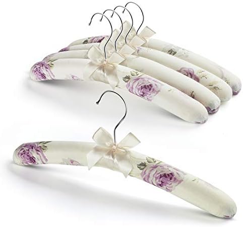 Satin Padded Hangers for Women Clothing - Floral Sweater Hangers No ...