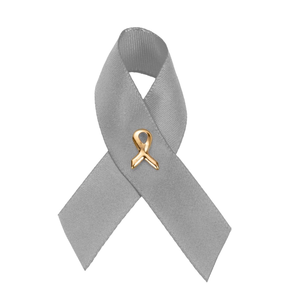 Satin Parkinson's Disease Awareness Ribbon Pins - Walmart.com