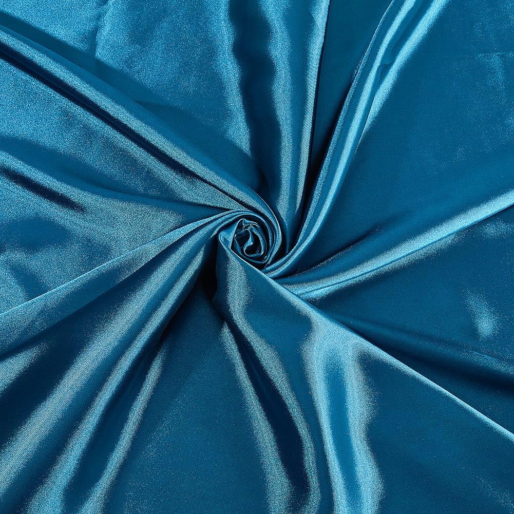 Satin Photography Background Silk Dark Cyan Polyester Material Seamless ...