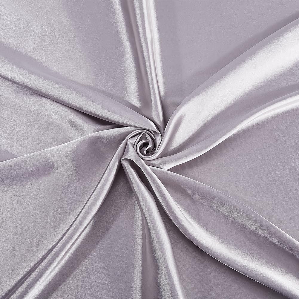Satin Photography Background Silk Light Gray Polyester Material ...
