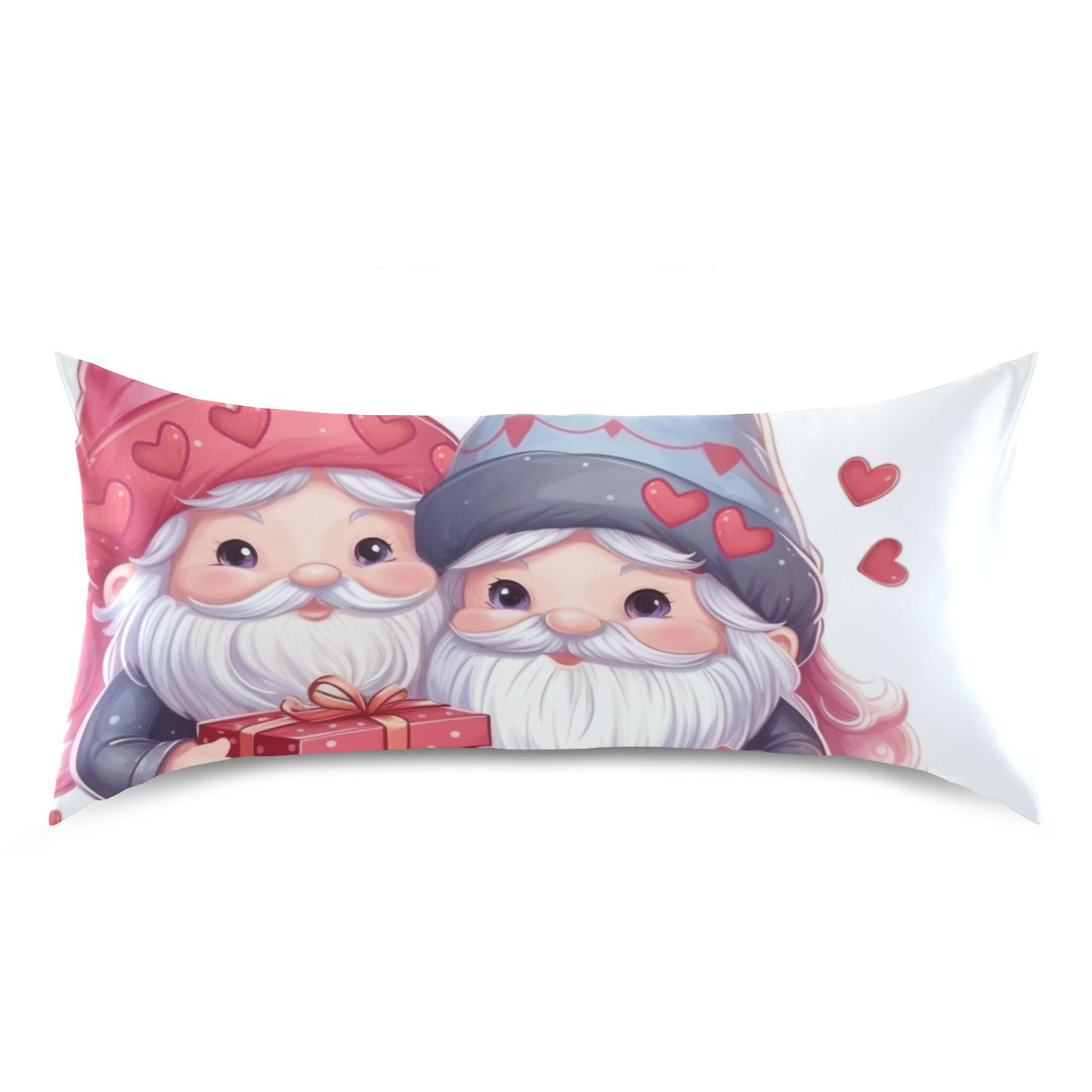 Satin Pillow Case Couple Dwarf and Gift King Silk Pillow Cover for Hair ...