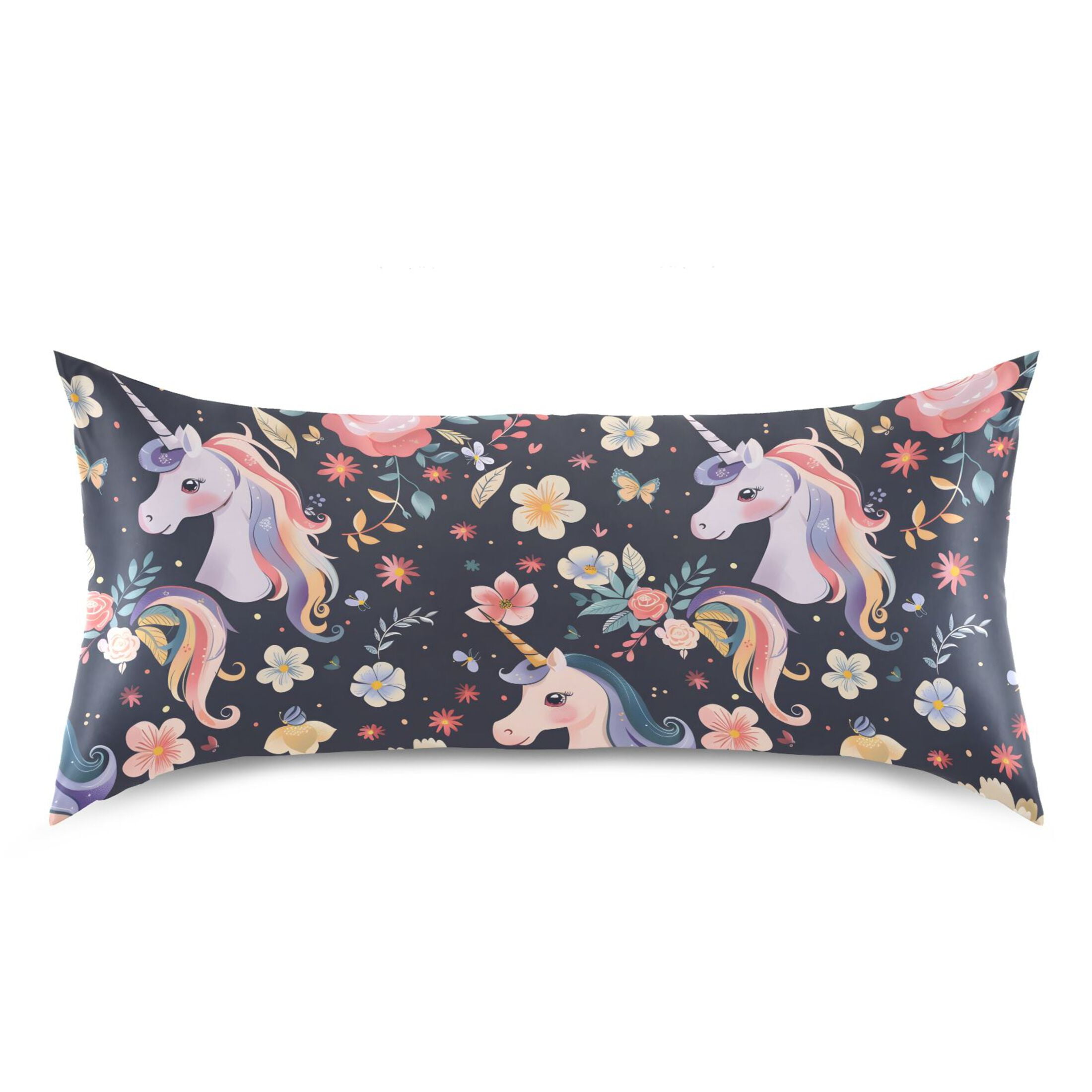 Satin Pillow Case King Silk Pillow Cover for Hair and Skin Envelope ...