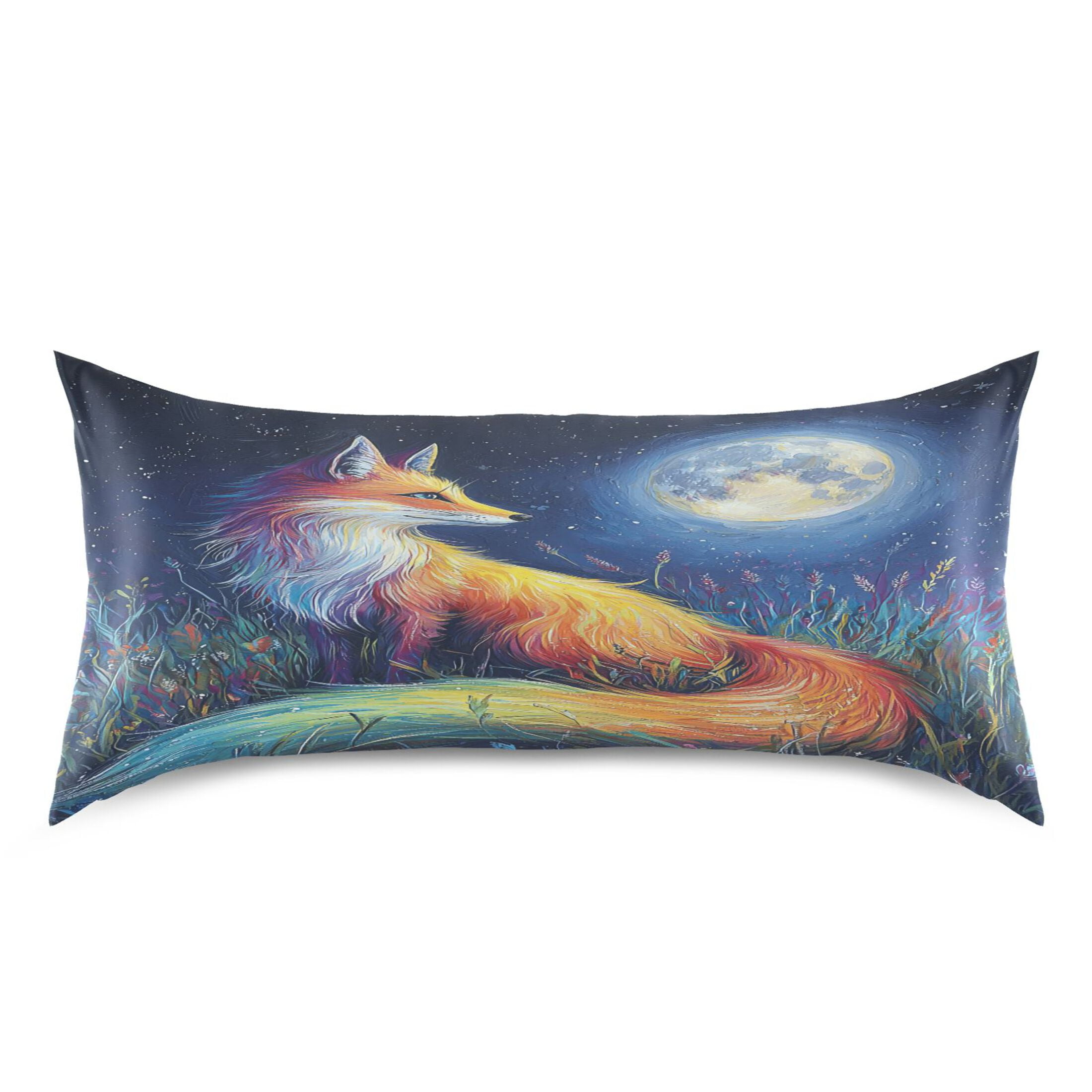 Satin Pillow Case King Silk Pillow Cover for Hair and Skin Envelope ...