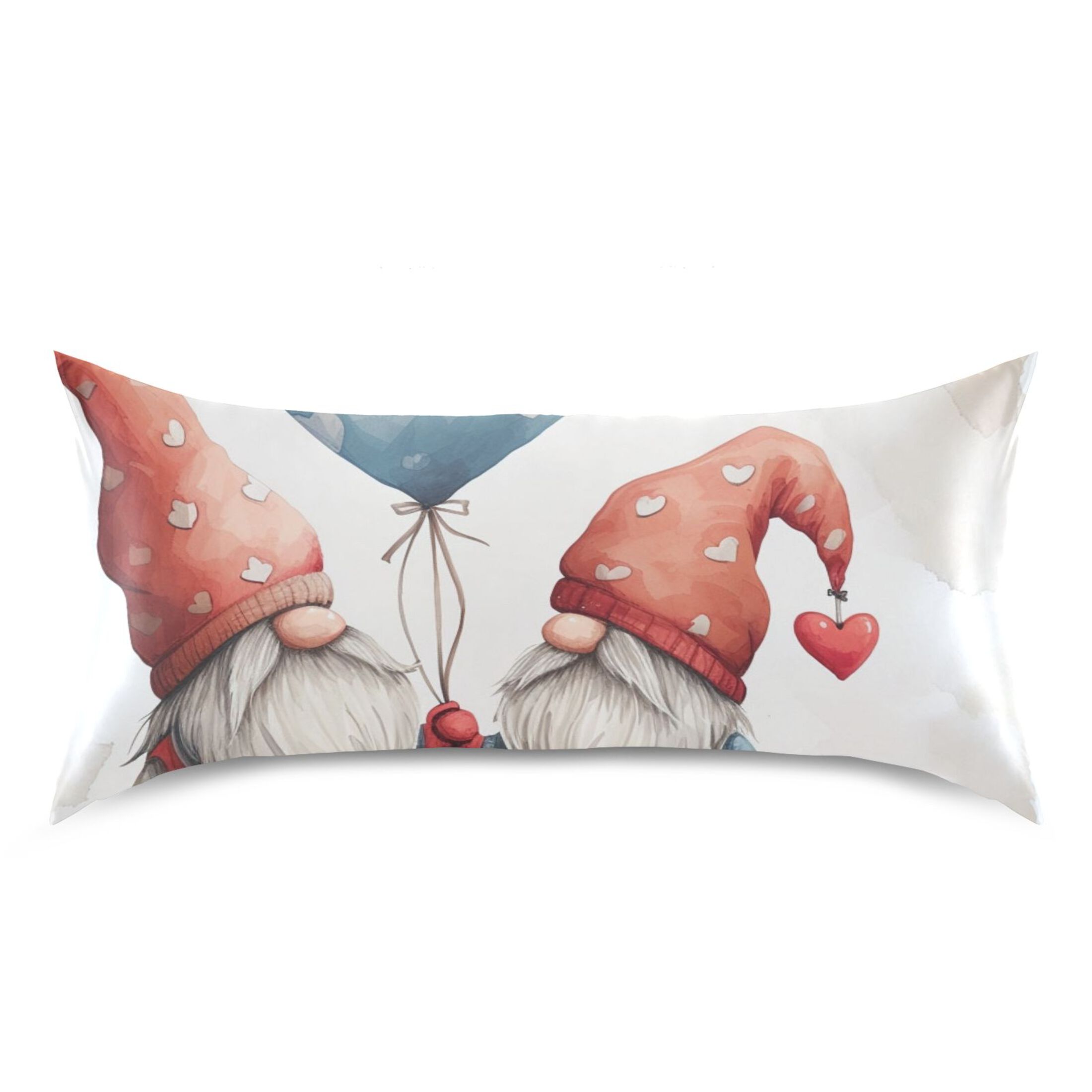 Satin Pillow Case Two Dwarf and Balloon King Silk Pillow Cover for Hair ...
