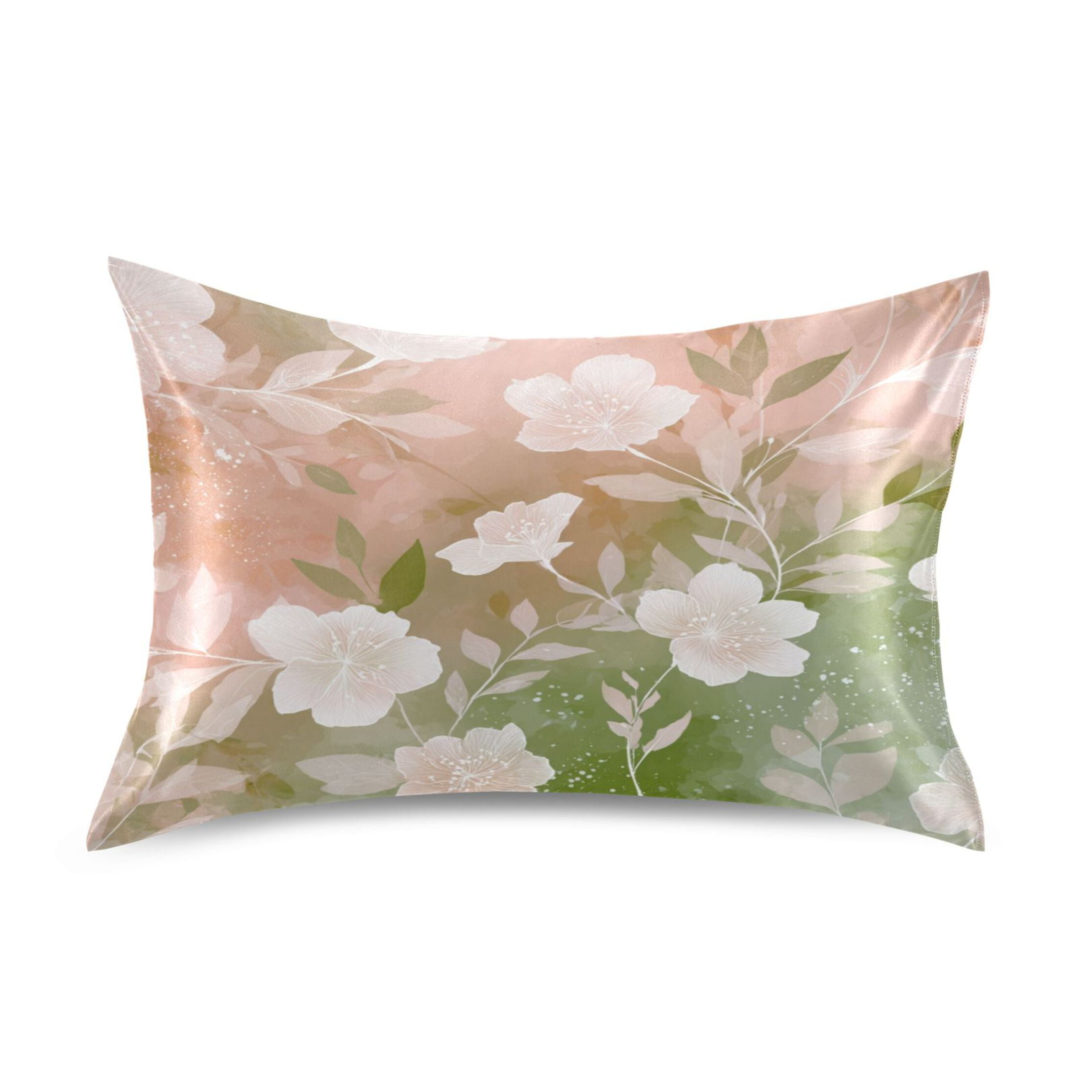 Satin Pillowcase Envelope Closure Pillow Cover Wrinkle-Resistant ...