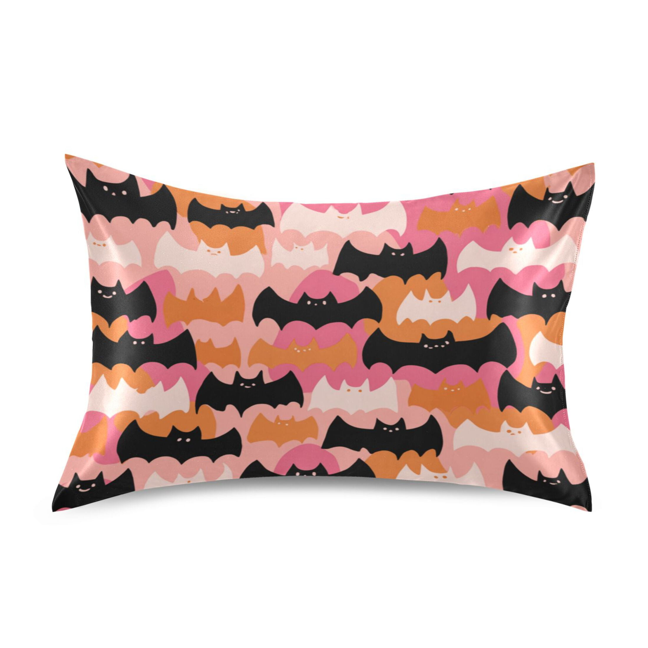 Satin Pillowcase Envelope Closure Pillow Cover Wrinkle-Resistant ...