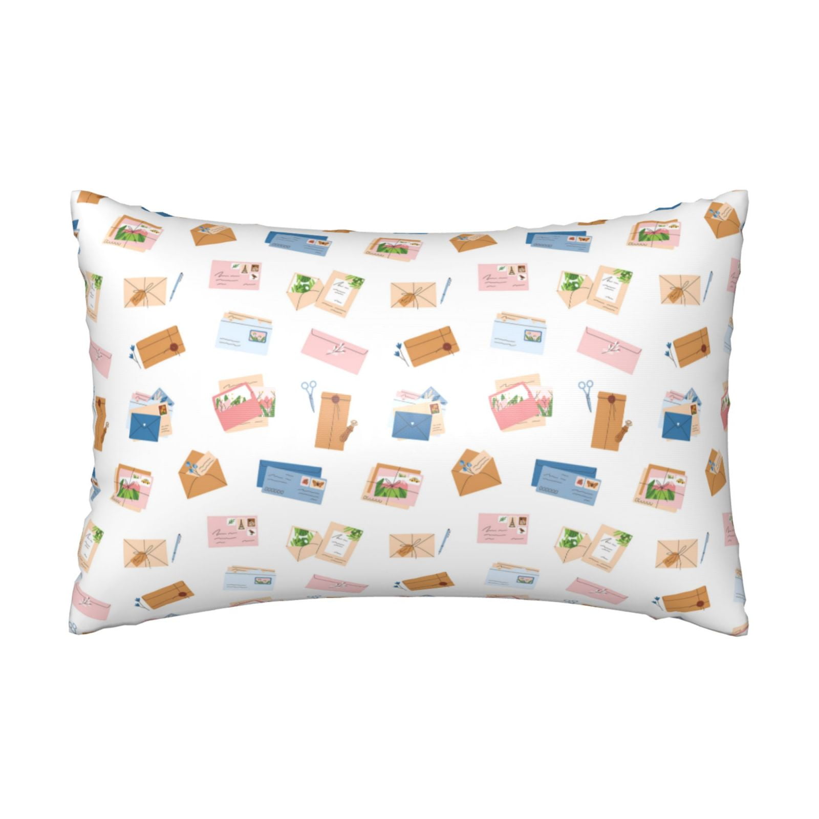Satin Pillowcase For Hair And Skin, Colors Envelope Pattern Soft And ...