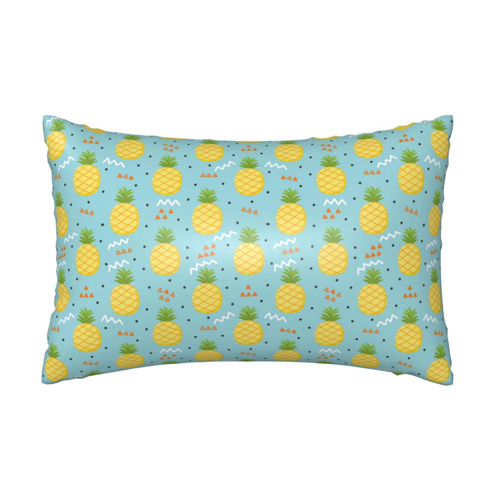 Satin Pillowcase For Hair And Skin, Cute Pineapple Triangle Soft And ...