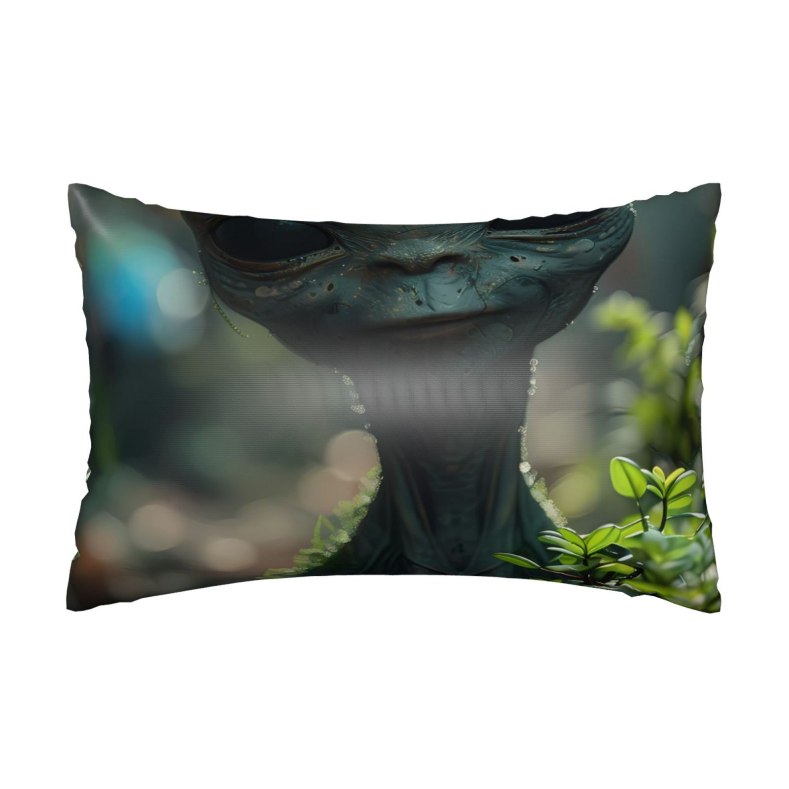 Satin Pillowcase For Hair And Skin - Cute Saucerman With Big Eyes ...