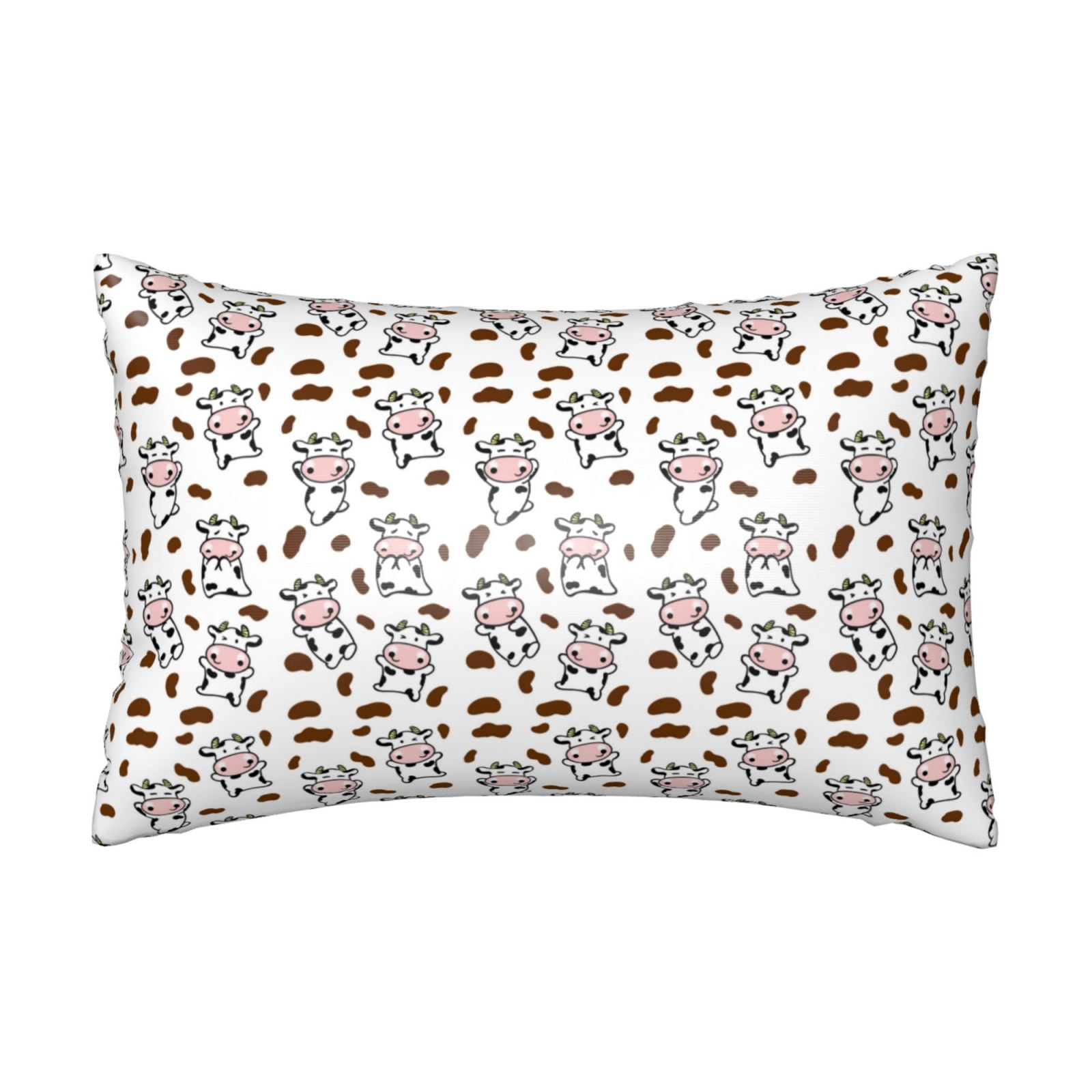 Satin Pillowcase For Hair And Skin - Funny Cute Cow Black White Similar ...
