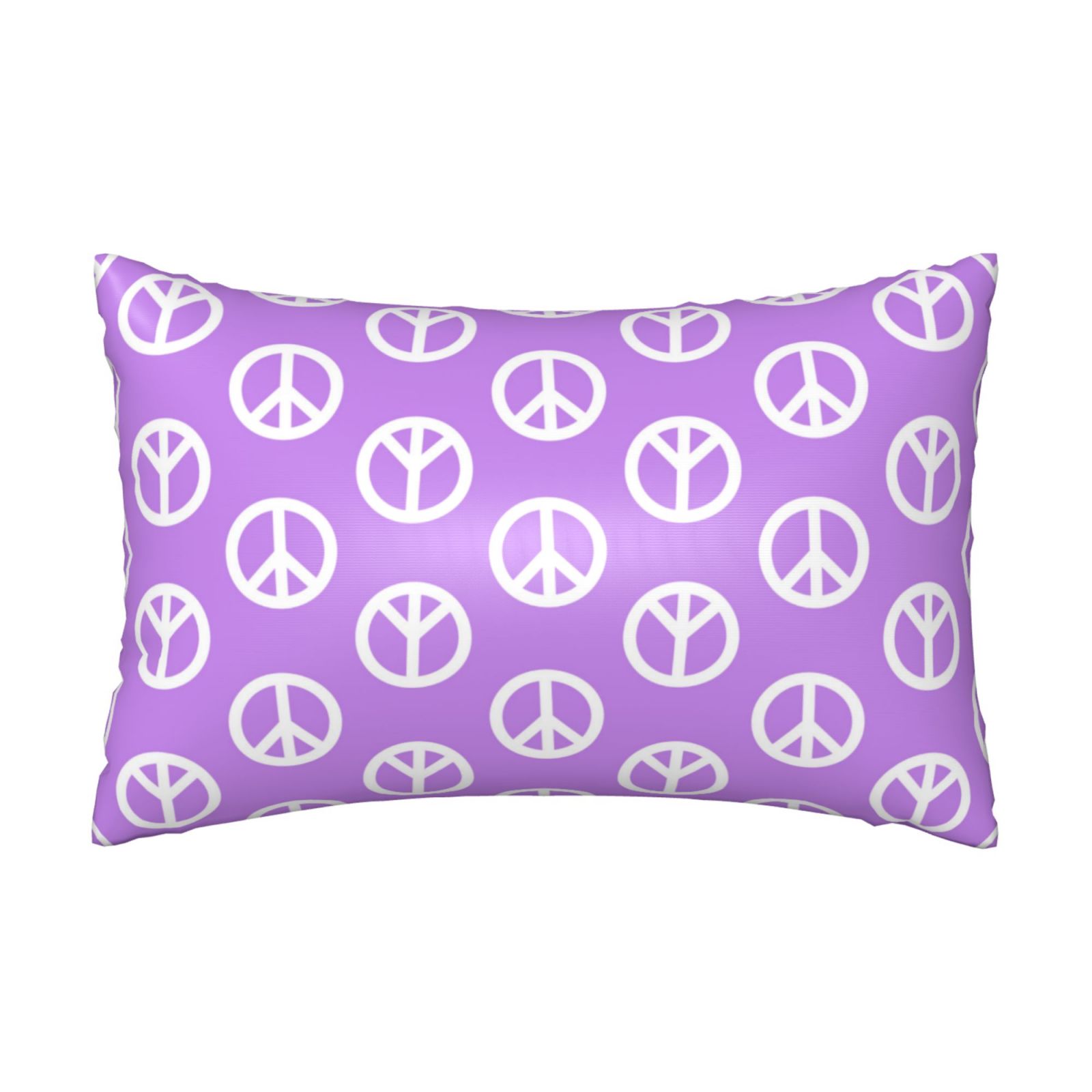 Satin Pillowcase for Hair and Skin - peace signs Purple cute Similar to ...