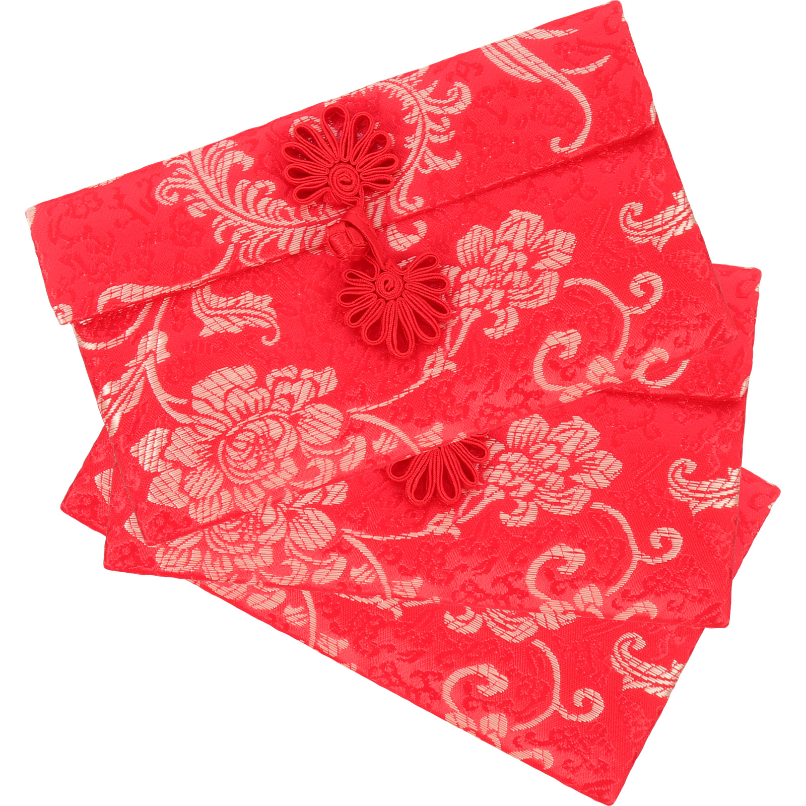 Satin Red Envelope Wedding Luck Envelopes Pocket Purse Purses Hong Bao ...