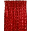 Satin Rosette 3D Pop up Flower Single Curtain Panel 54 Inch Wide ...