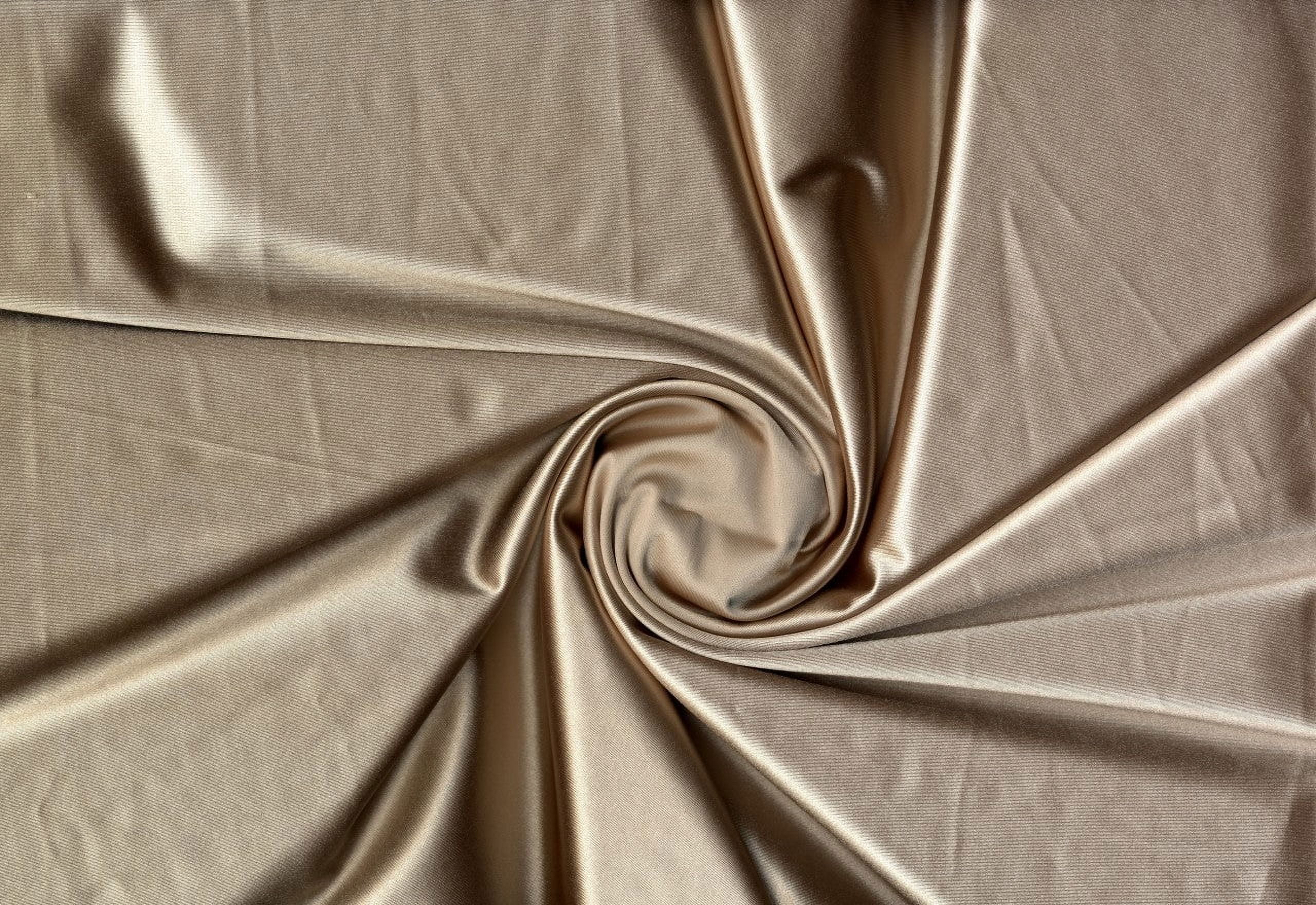 Satin Royal Stretch Fabric - Shiny Bridal Prom Dress Costume Sewing ...