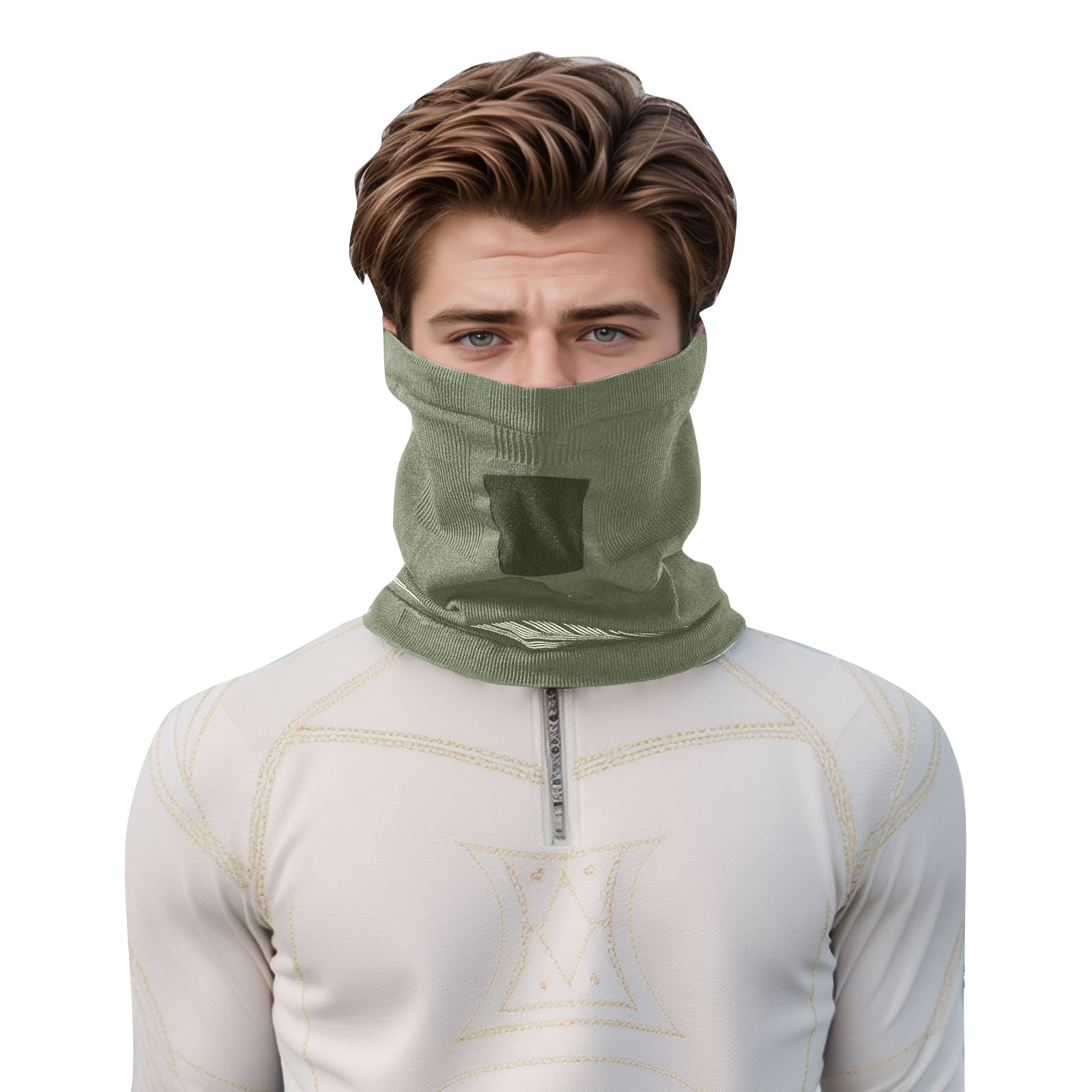 Satin Scarf for Natural Hair Pack Neck Warmer Scarf Men Skiing Outdoor ...