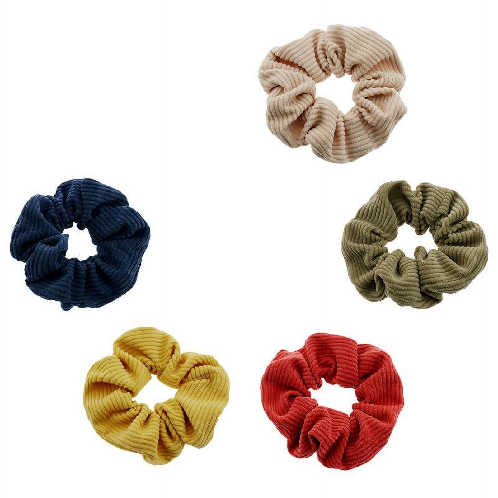 Satin Scrunchies, Softer than Silk, Hair Scrunchies for Frizz ...
