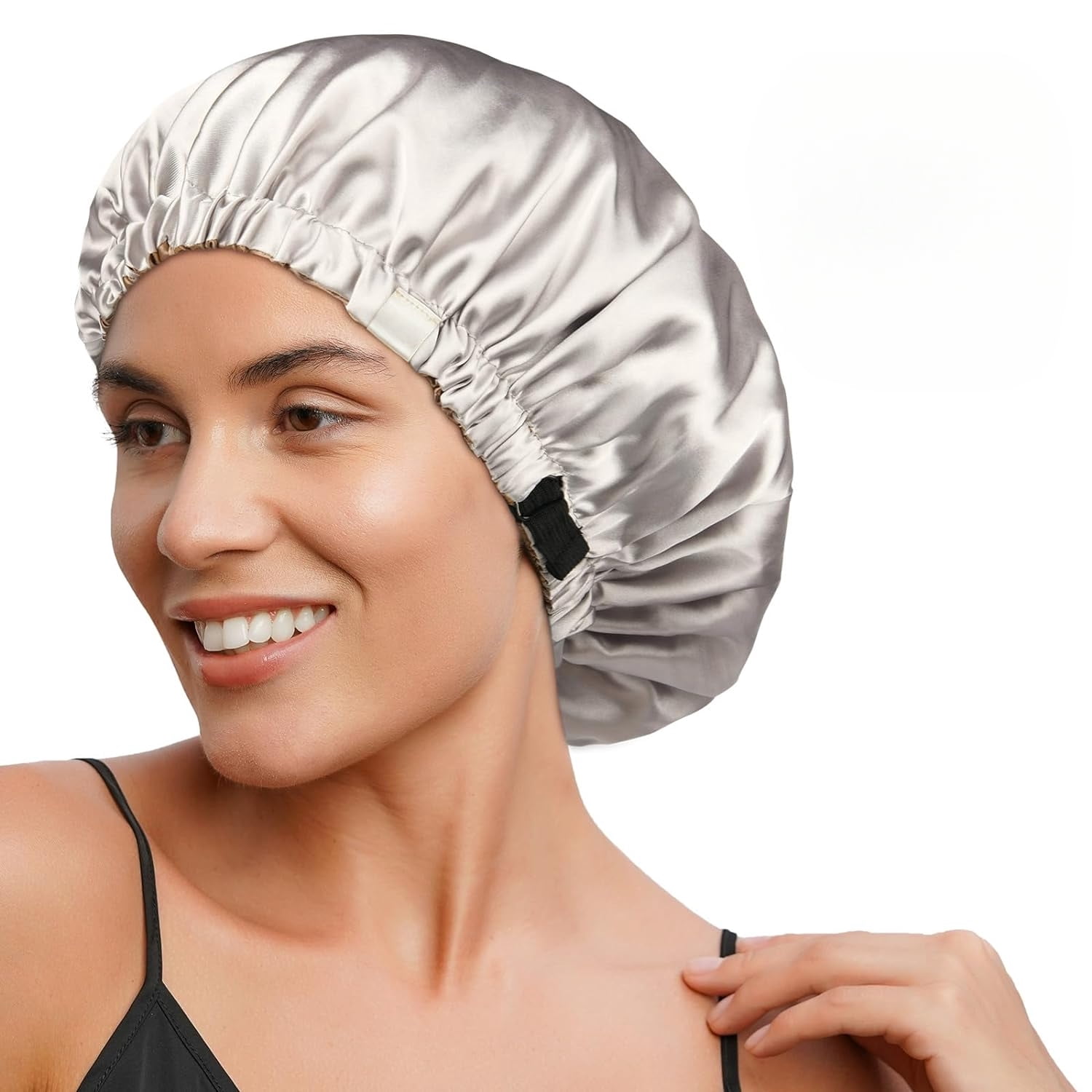 Satin Silk Bonnet for Sleeping, Hair Bonnet Women Love, Ideal for Curly ...