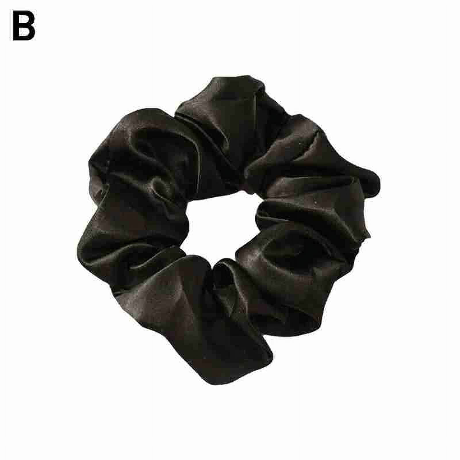 Satin Silk Hair Tie Elastic Scrunchie Ponytail Holder Hair Decor Rope ...