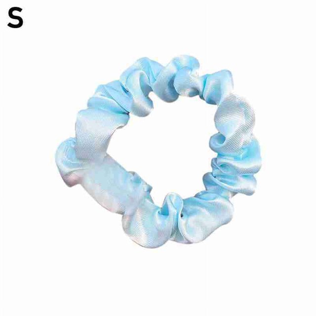 Satin Silk Hair Tie Elastic Scrunchie Ponytail Holder Hair Decor Rope ...