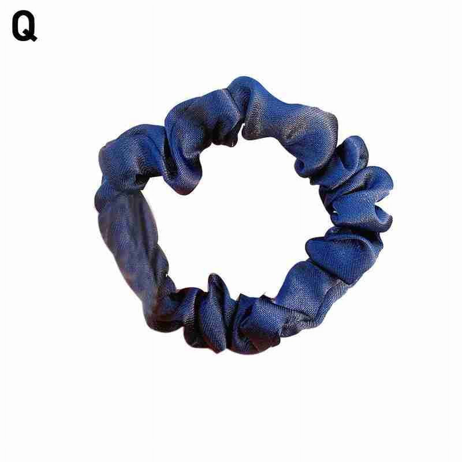 Satin Silk Hair Tie Elastic Scrunchie Ponytail Holder Hair Decor Rope ...