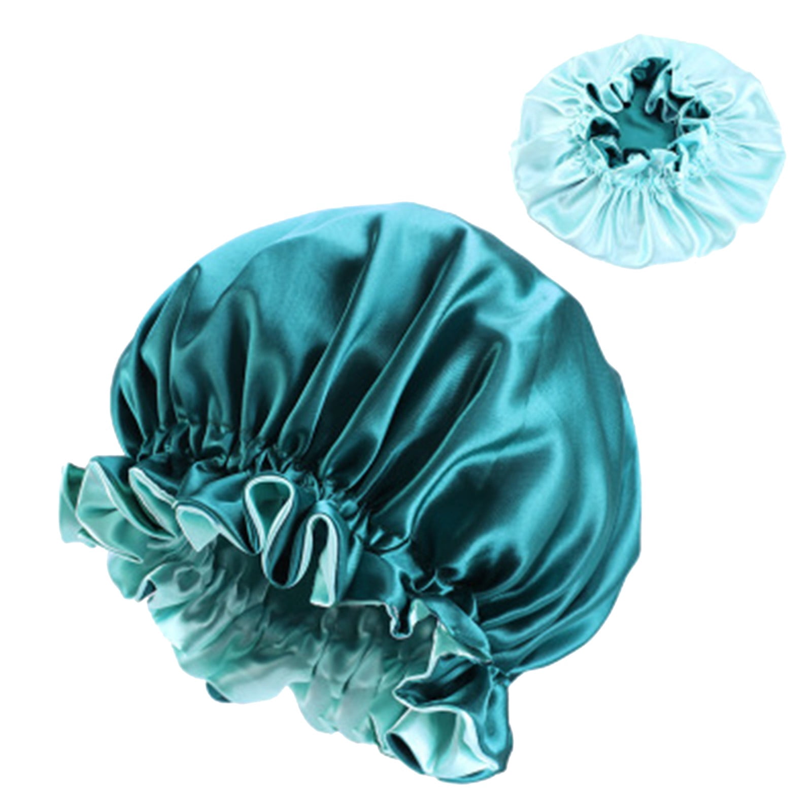 Blekii Satin Sleeping Bonnet Cap - Double Wrap Elastic Layer, for Hair ...