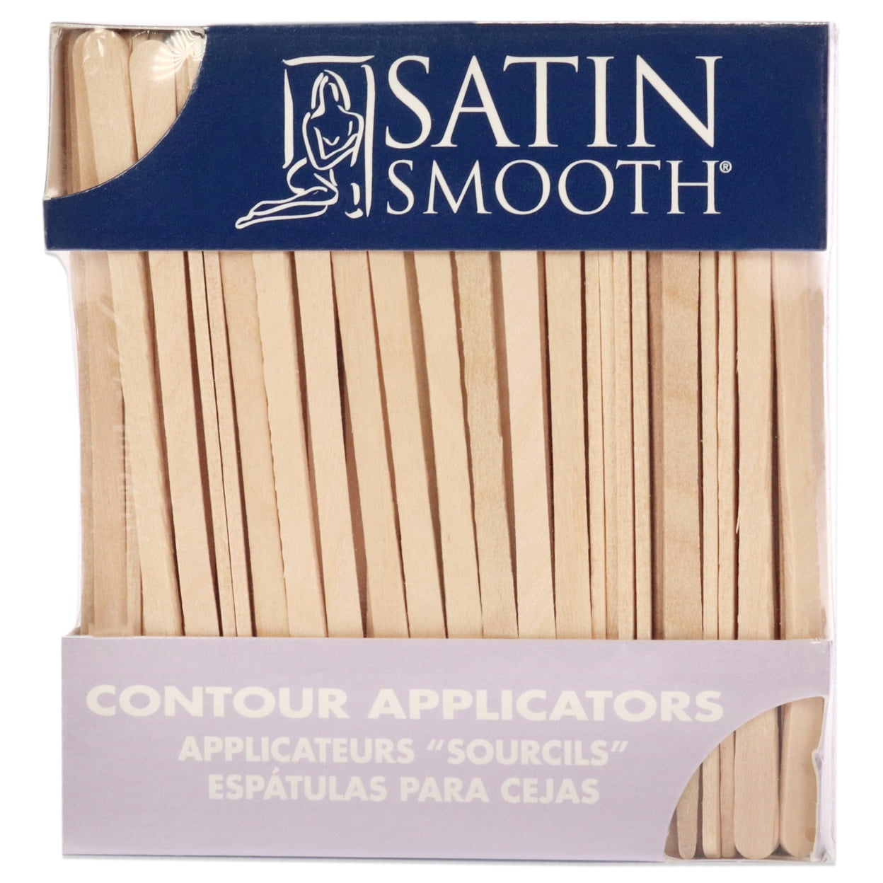 Satin Smooth Contour Applicators 200 Pc Sticks - Walmart.com