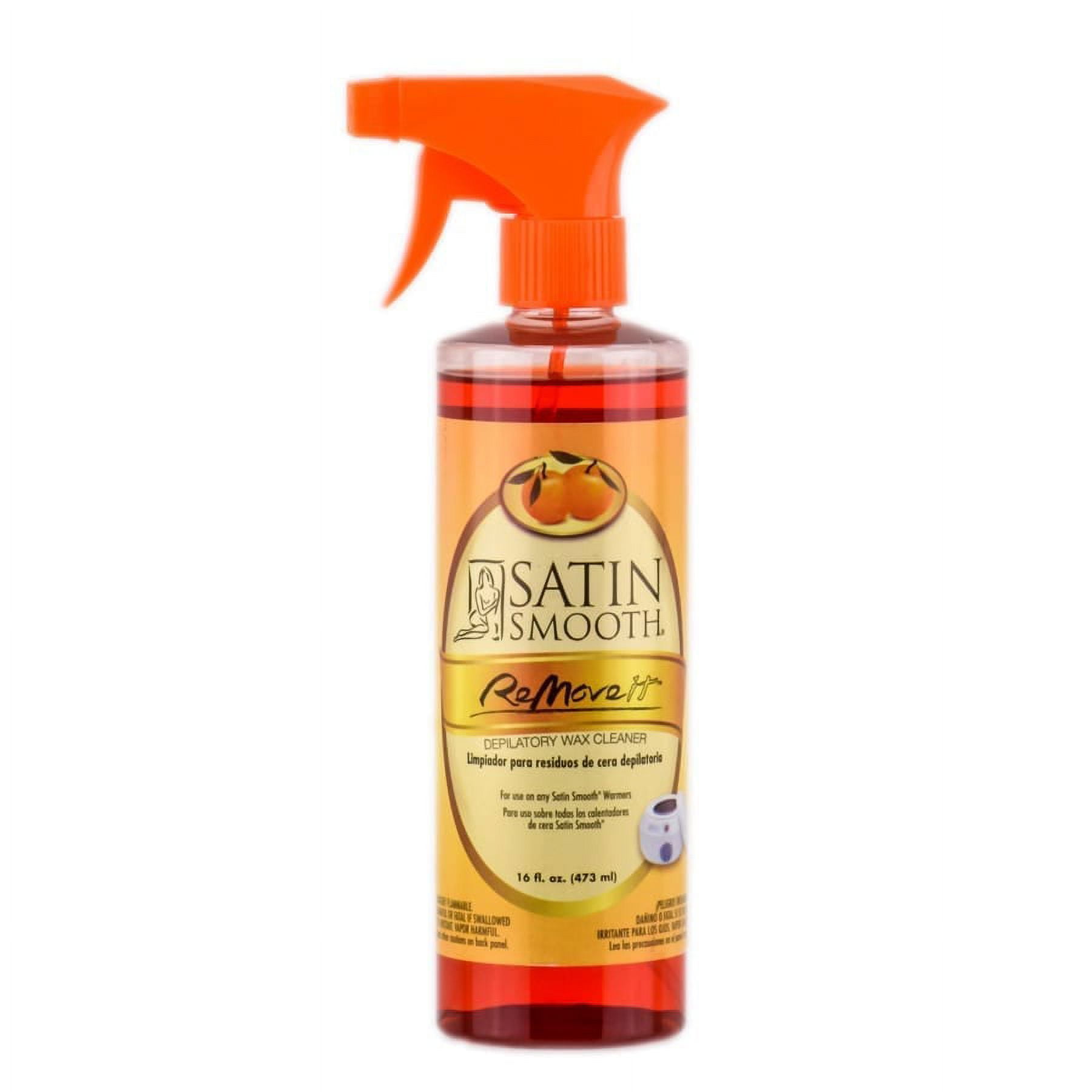 Satin Smooth Remove It Depilatory Wax Cleaner (Size : 16 oz) - Walmart.com