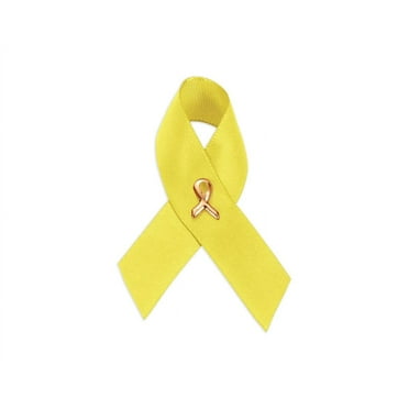 Satin Red & Yellow Ribbon Pins - Walmart.com