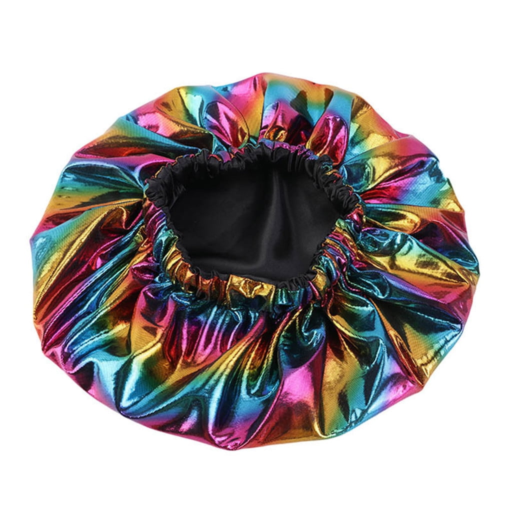 Satin-lined Sleep Leisure Hat, Loose And Tight-fitting Double-layer ...