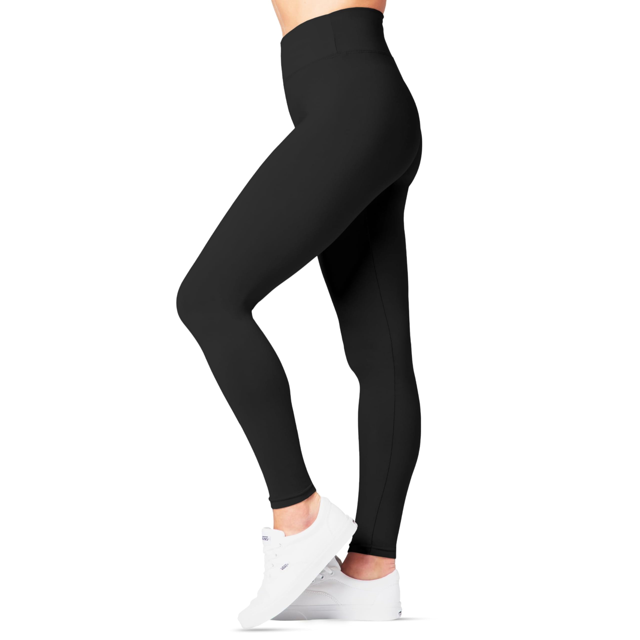 Satina High Waisted Leggings for Women, Full Length Tummy Control, Plus ...