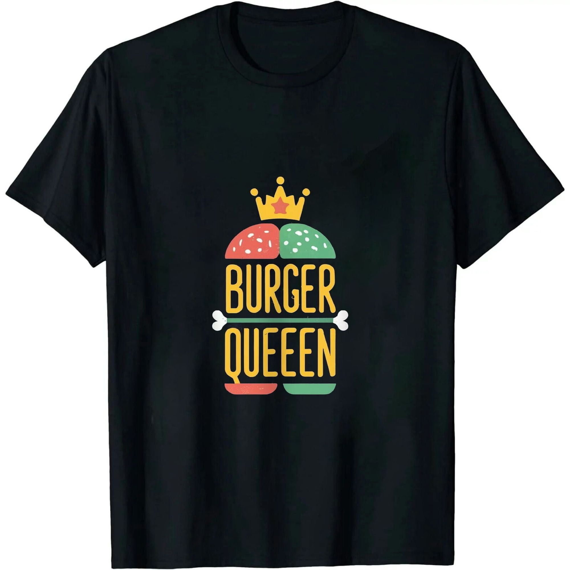 Satisfy Your Hunger with a Stylish Burger Queen Logo Graphic Tee ...