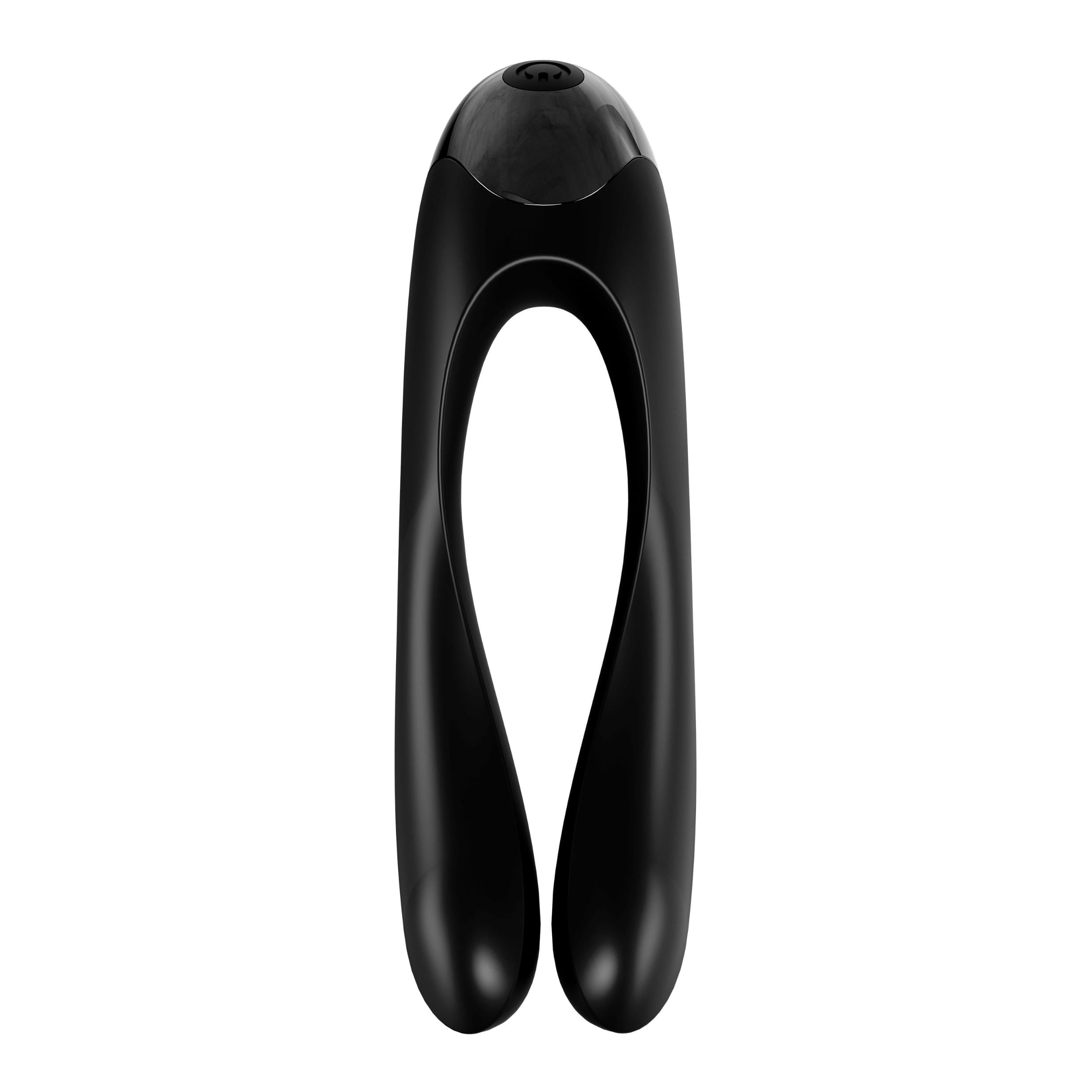 Satisfyer Candy Cane Finger Vibrator Black