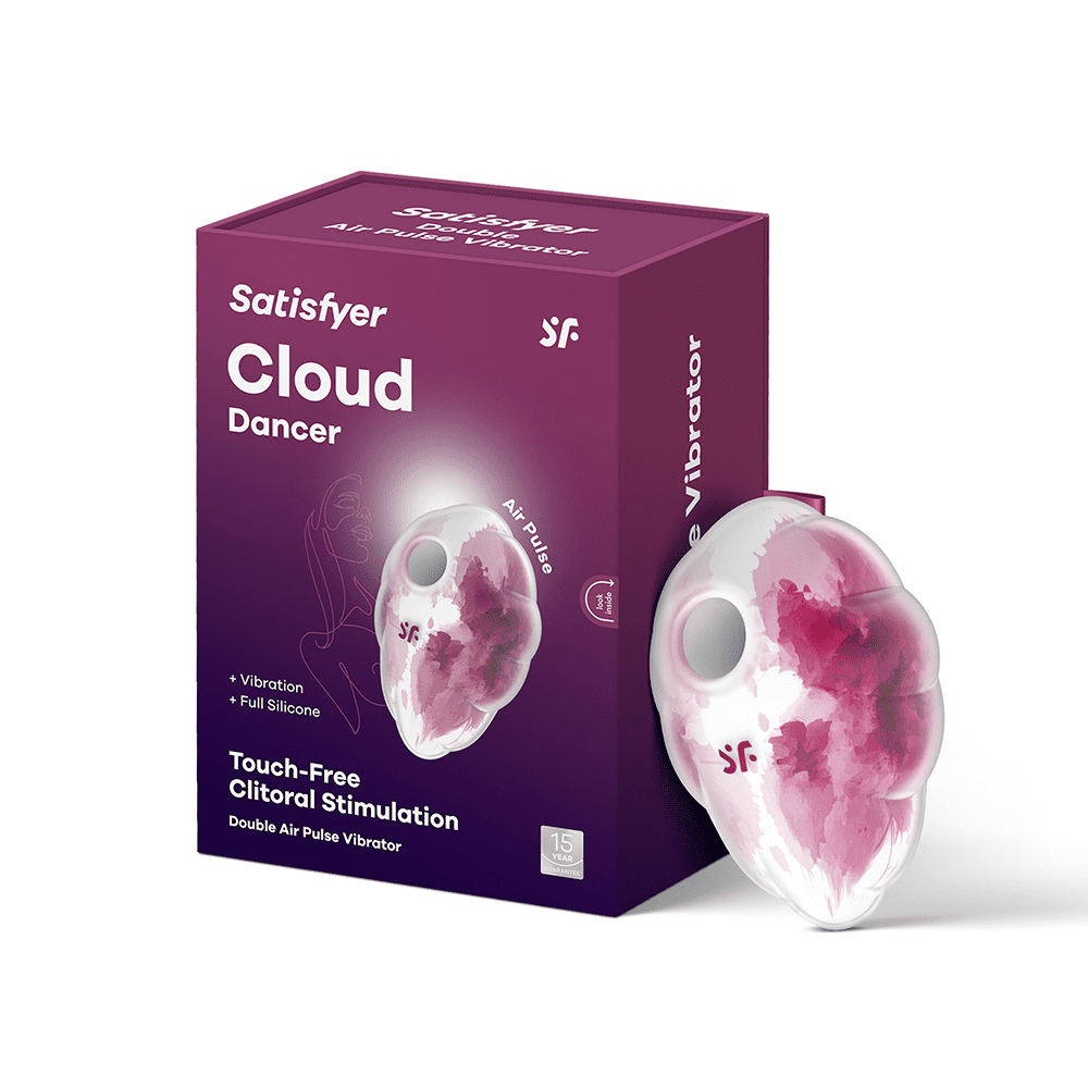 Satisfyer Cloud Dancer | Air Pulse Technology | 11 Pressure Wave & 12 ...