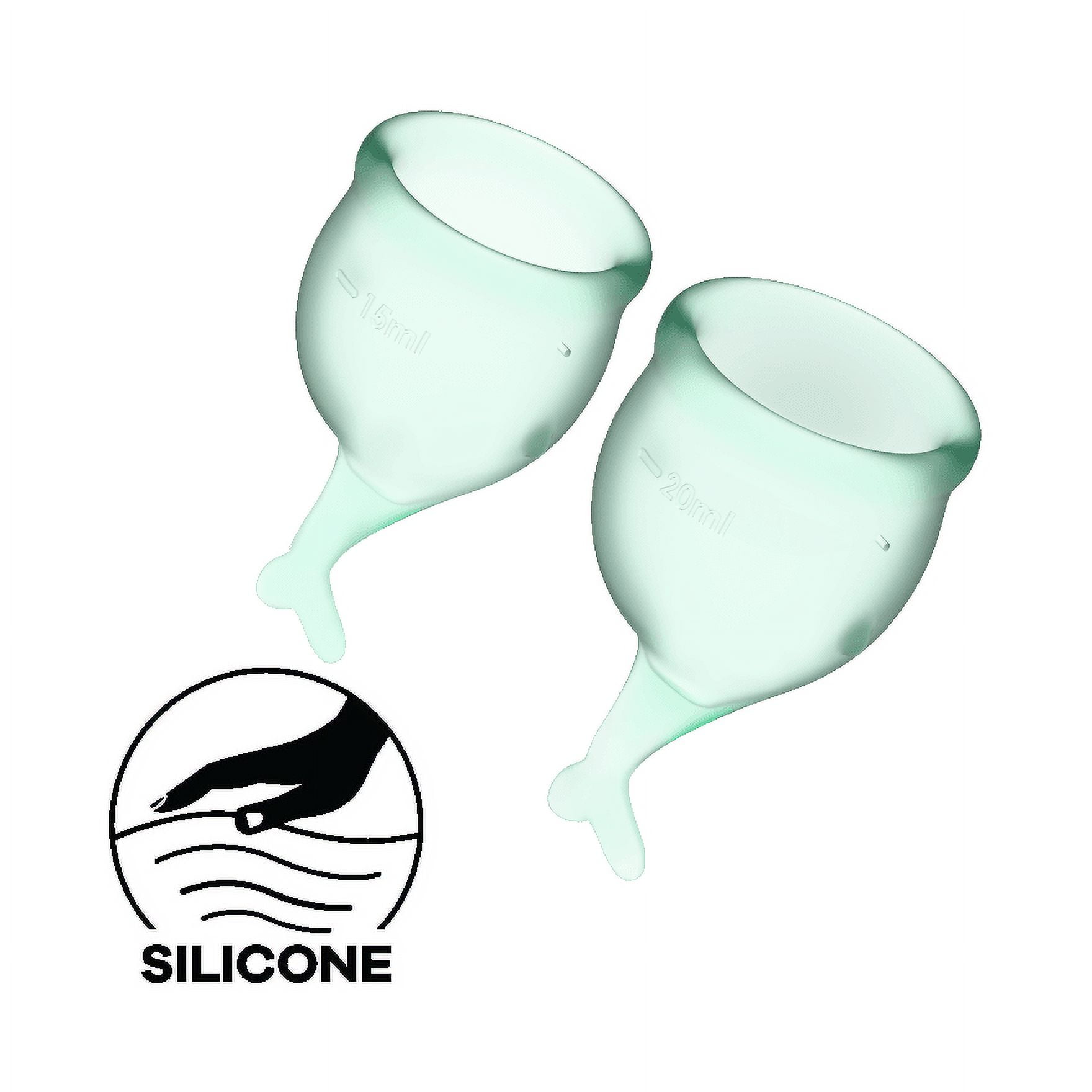 Satisfyer Feel Secure Menstrual Cup - Reusable Period Cup with Removal ...