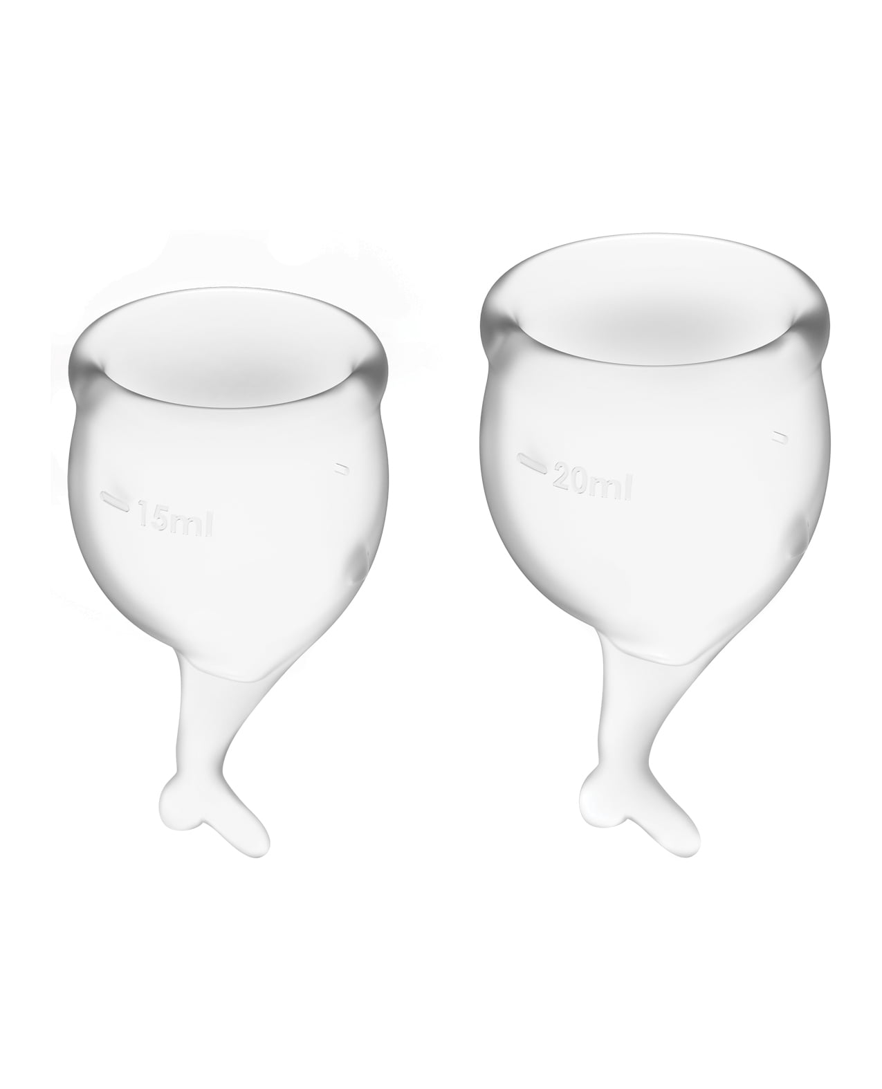 Satisfyer Feel Secure Menstrual Cup - Transparent - Walmart.com