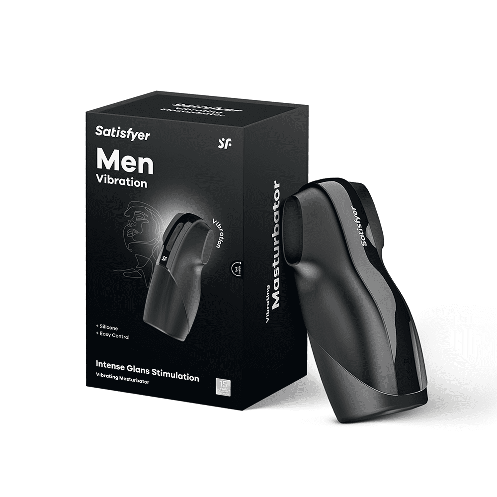 Satisfyer Men Masturbator Plus Vibration - Male Masturbation Cup ...