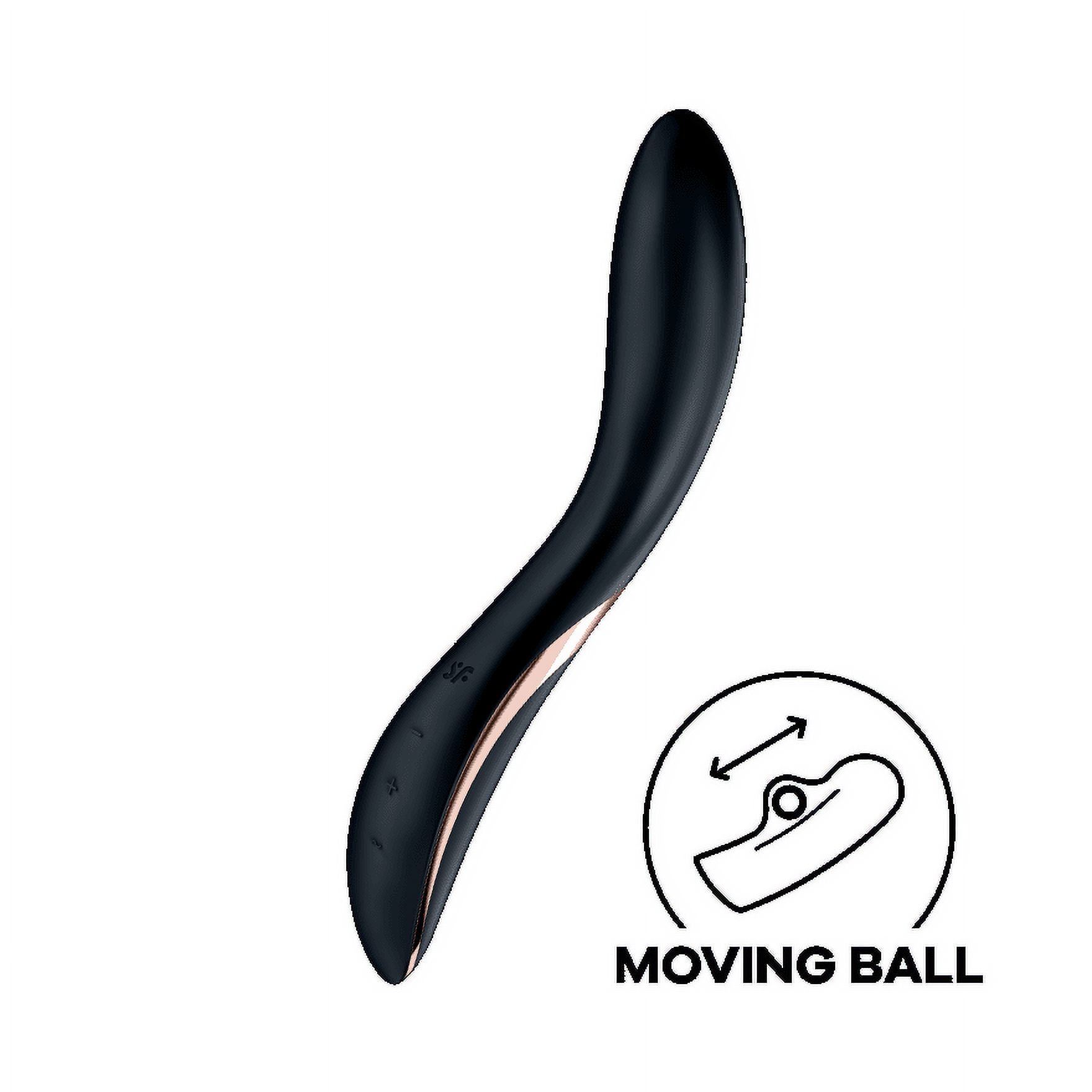 Satisfyer Rrrolling Explosion G-Spot Vibrator with Roller Ball Tip - Vibrating Dildo, Personal ...