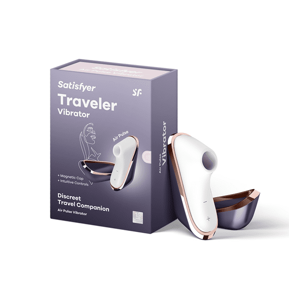 Satisfyer Traveler Air-Pulse Clitoris Stimulator - Non-Contact Clitoral ...