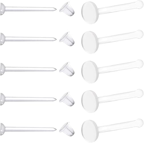 Satix Mix Style Clear Piercing Retainers for Work Surgery, Bioflex ...