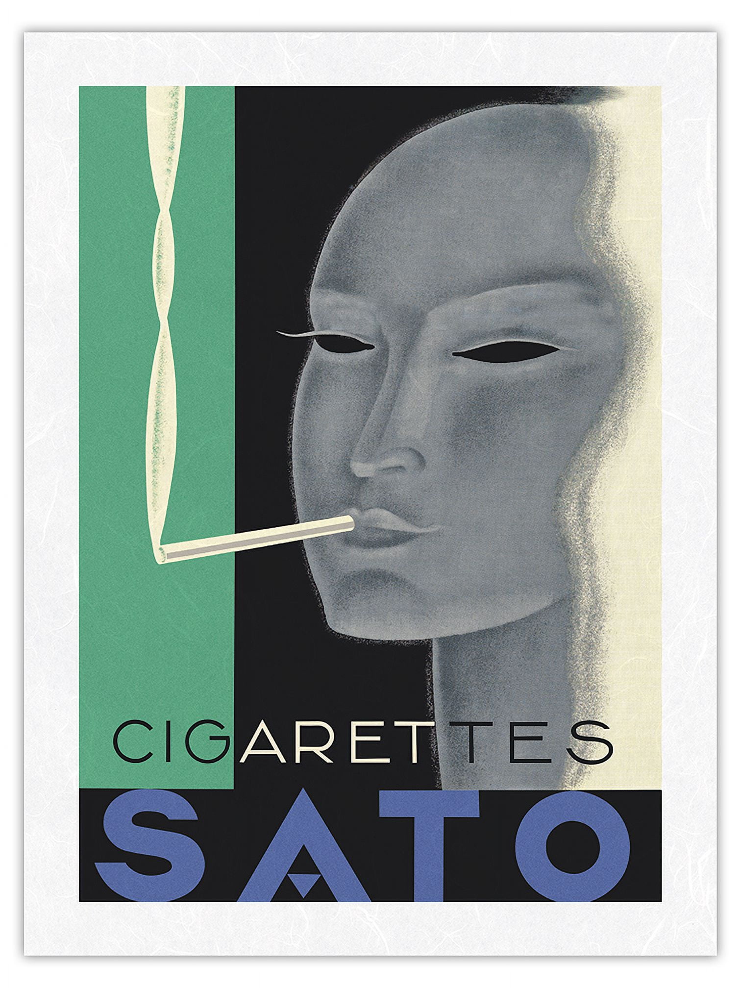 Sato Swedish Cigarettes - Vintage Advertising Poster c.1933 - Japanese ...