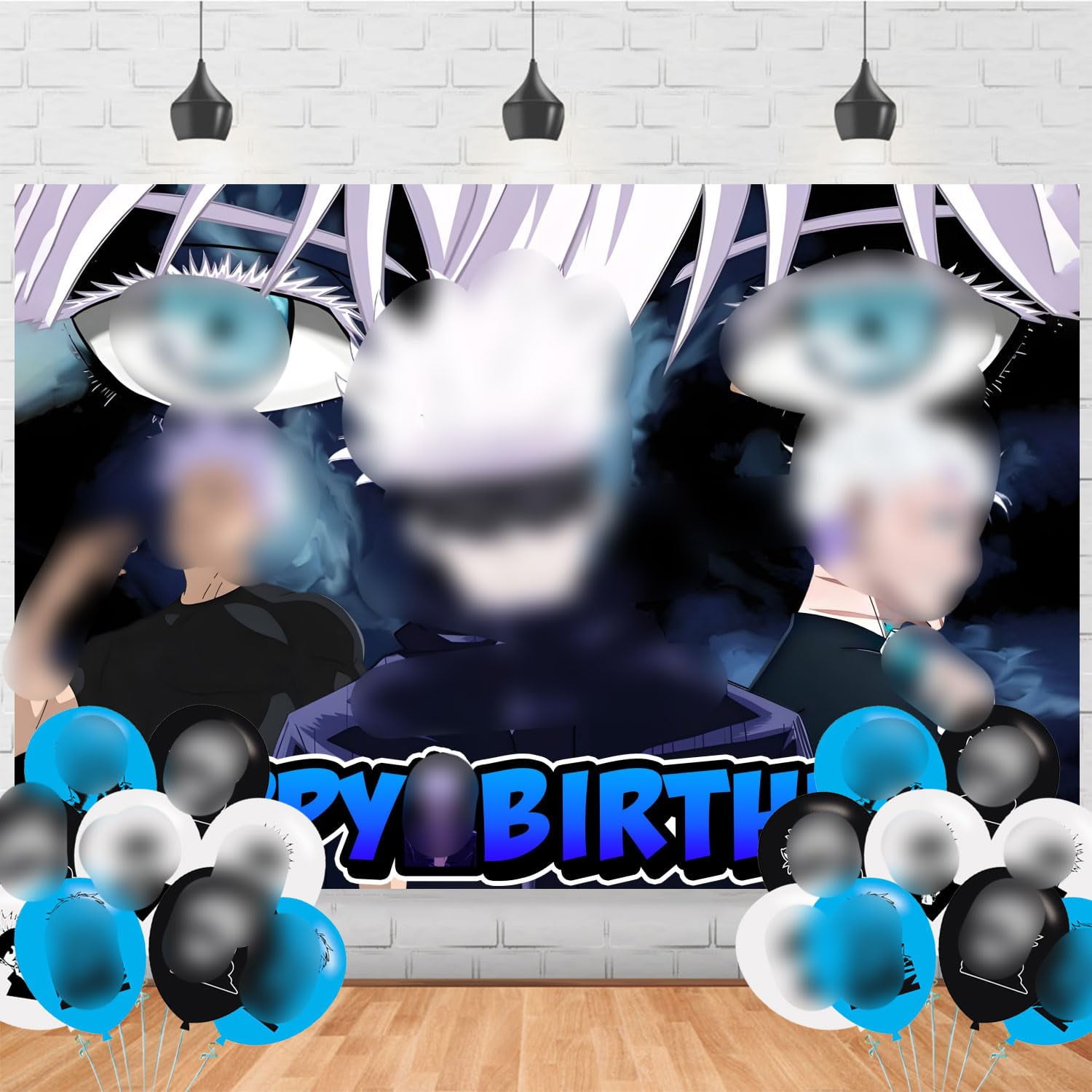 Satoru Anime Gojo Party OIF8 Supplies5x3FT,Satoru Anime Gojo Backdrop ...