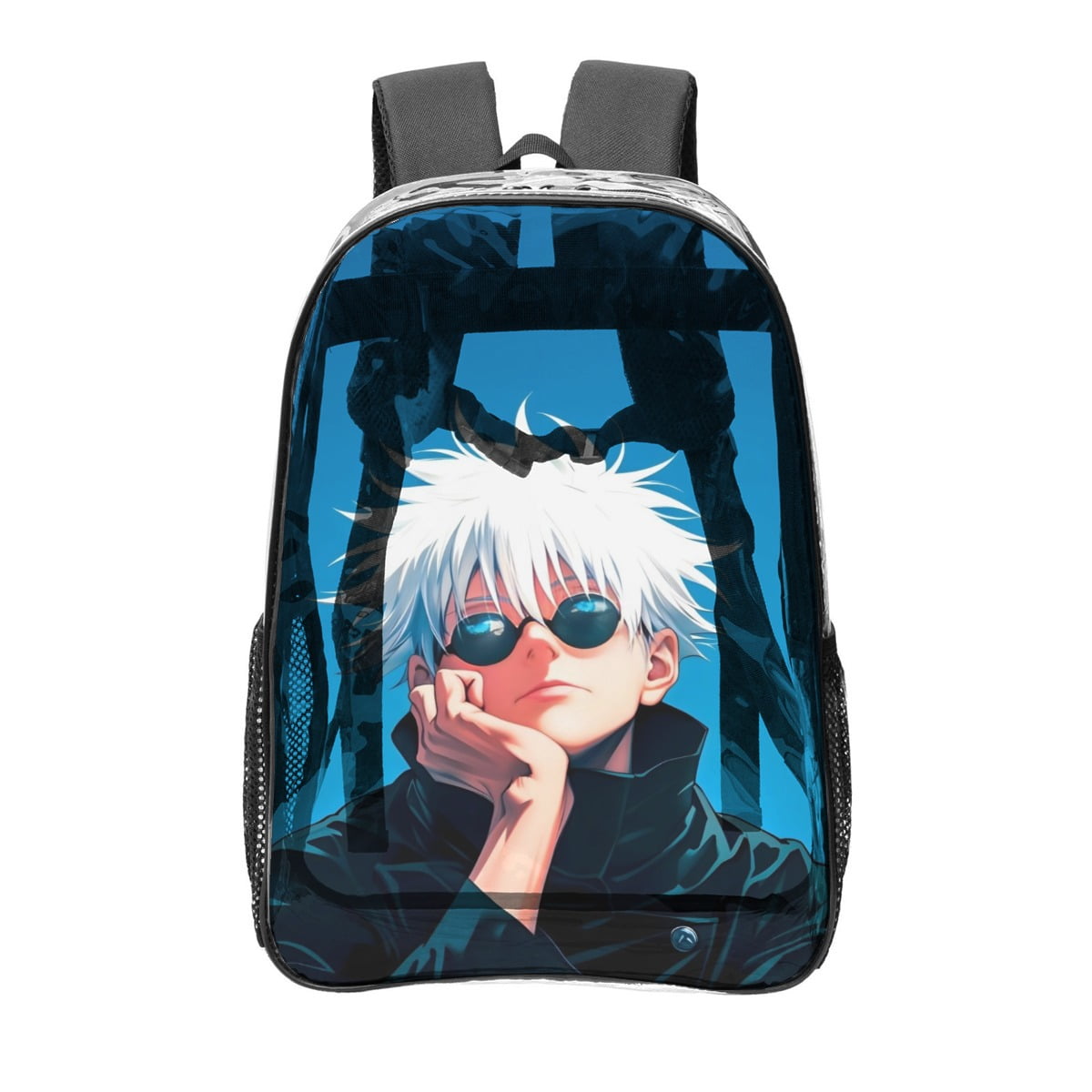 Satoru Anime Gojo Pattern Transparent Backpack Lightweight And ...