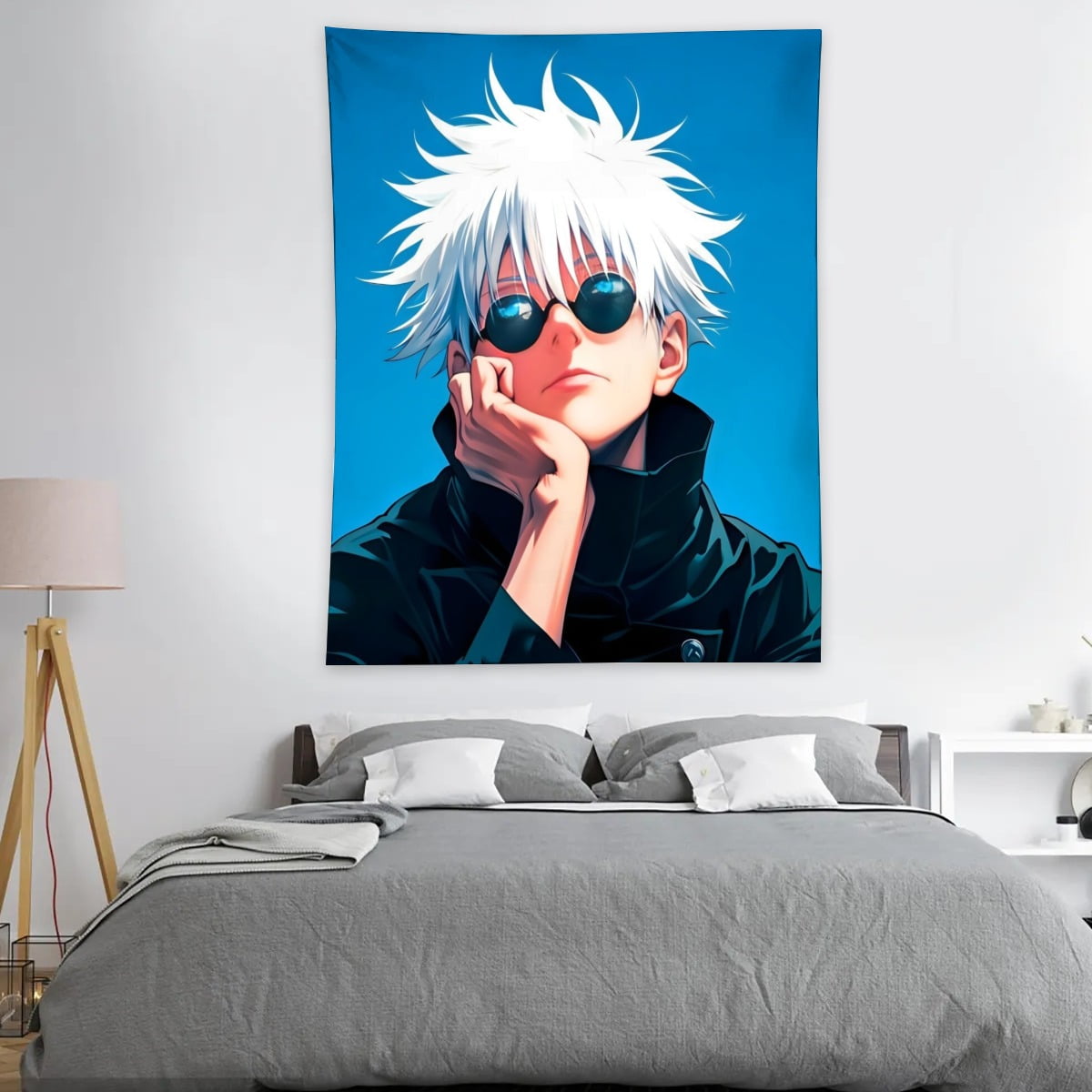 Satoru Anime Gojo Tapestry 40 x 60 Inches With Vivid Colors Realistic ...