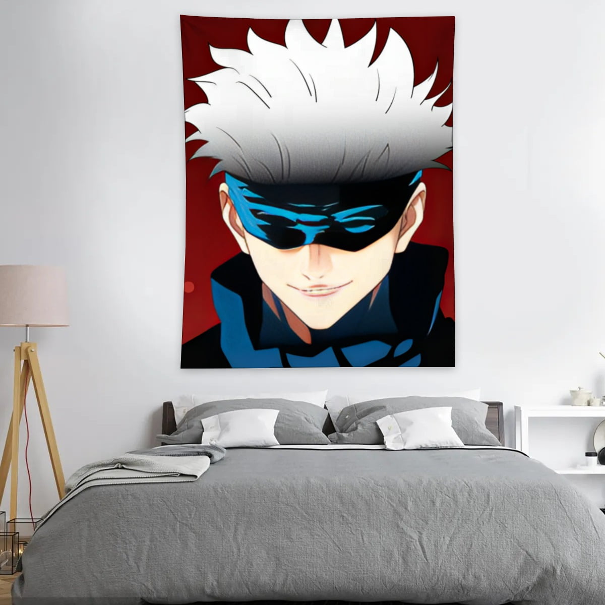 Satoru Anime Gojo Tapestry Gift Wall Hanging Backdrop for Room Bedroom ...