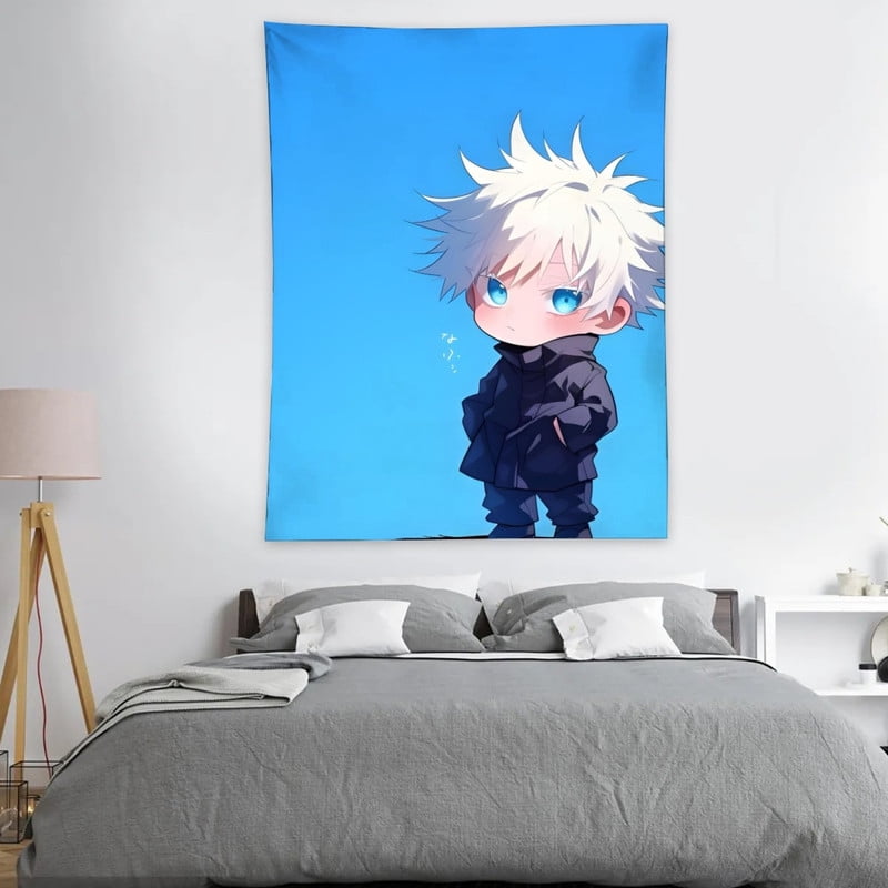 Satoru Anime Gojo tapestry 40 x 60 inches with vivid colors realistic ...