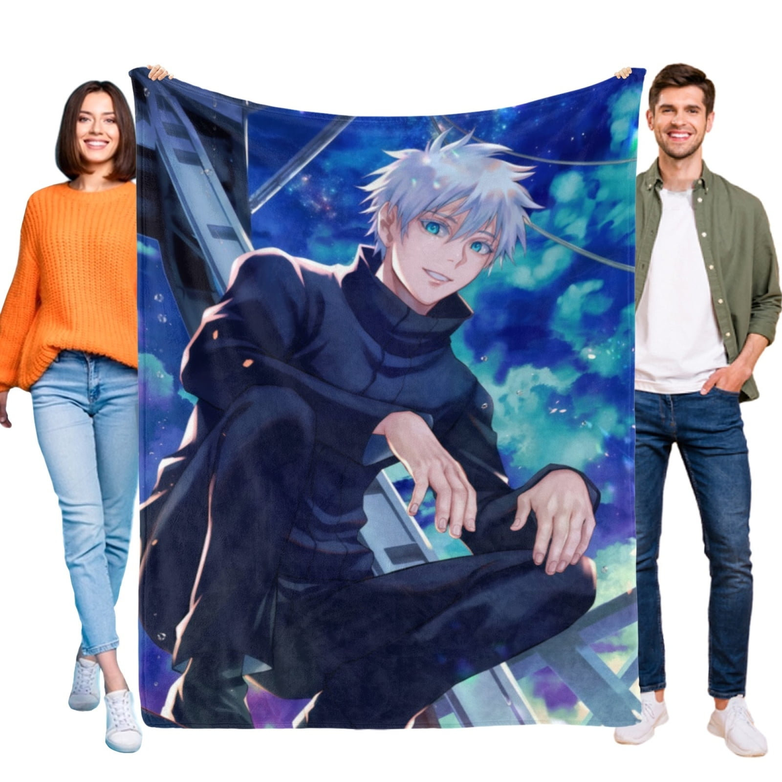 Satoru Gojo Blanket Soft Bed Sofa Throw Cozy Lightweight Birthday Gift ...