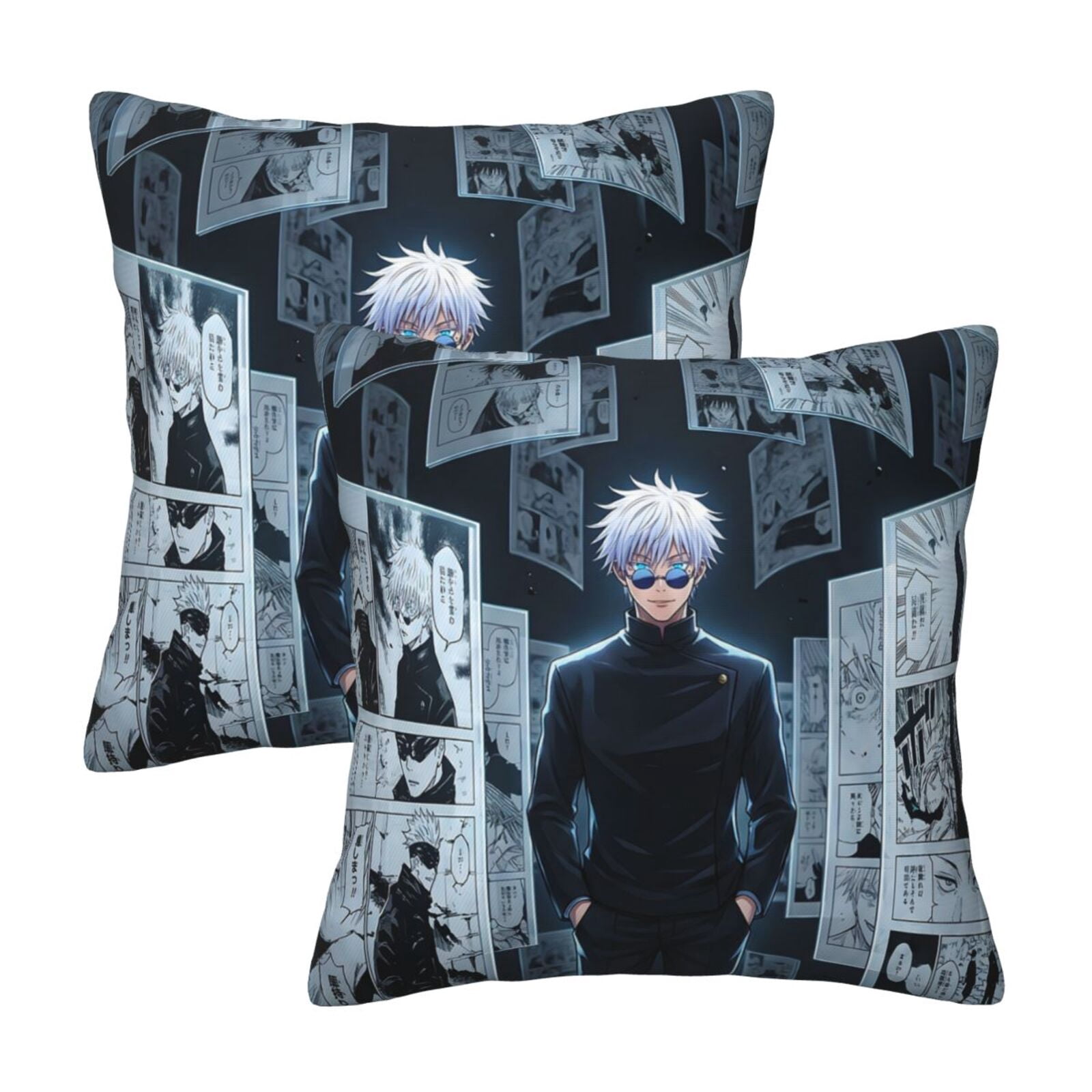 Satoru Gojo Home Made Decorative Cushion Covers Pillow Covers 2 Pack ...